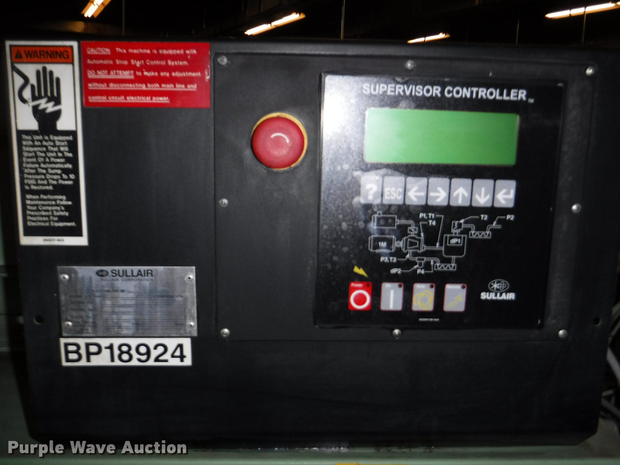 Sullair LS16 rotary screw air compressor in Manhattan, KS | Item CA9564 ...