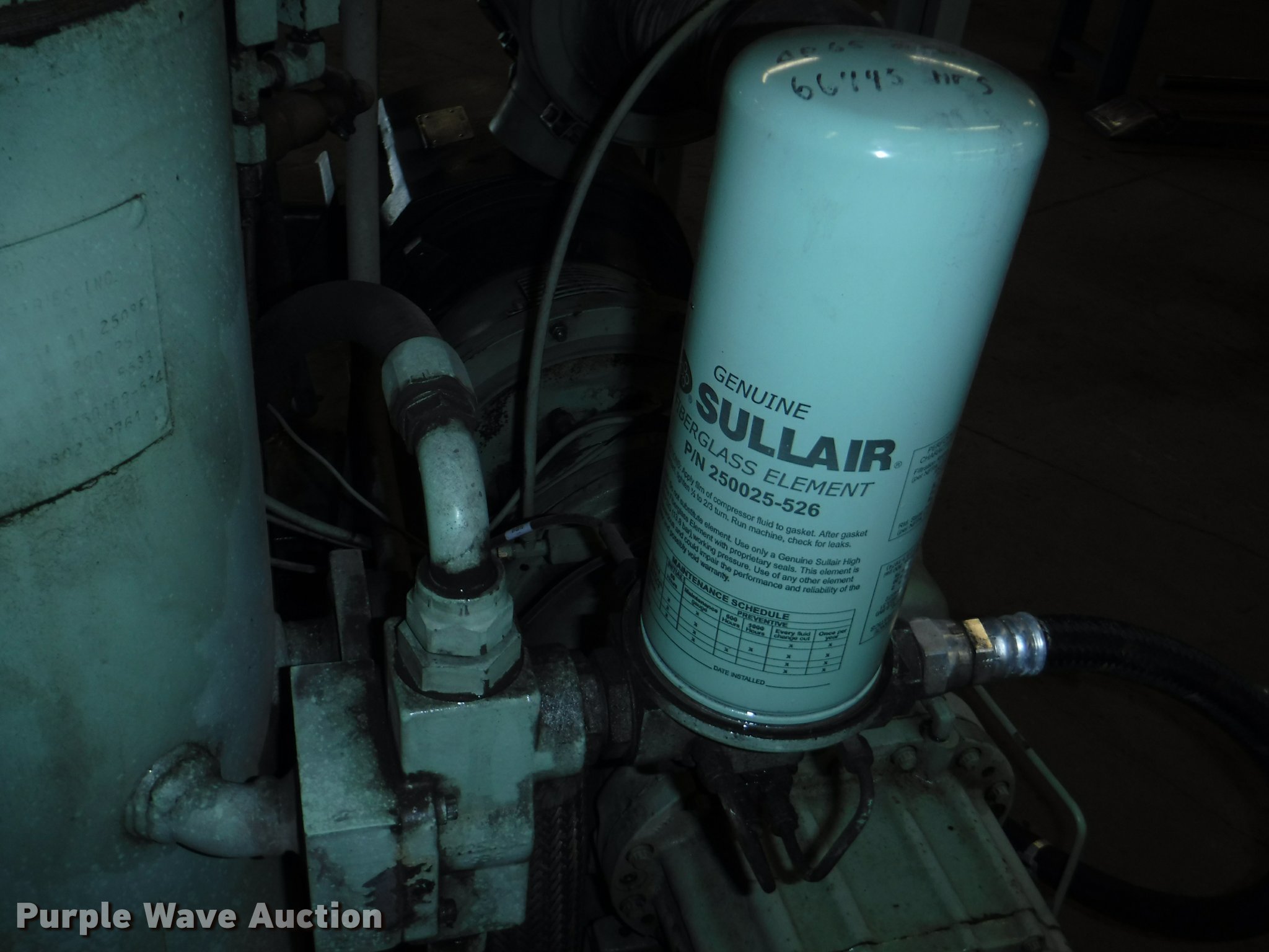 Sullair LS16 rotary screw air compressor in Manhattan, KS | Item CA9564 ...