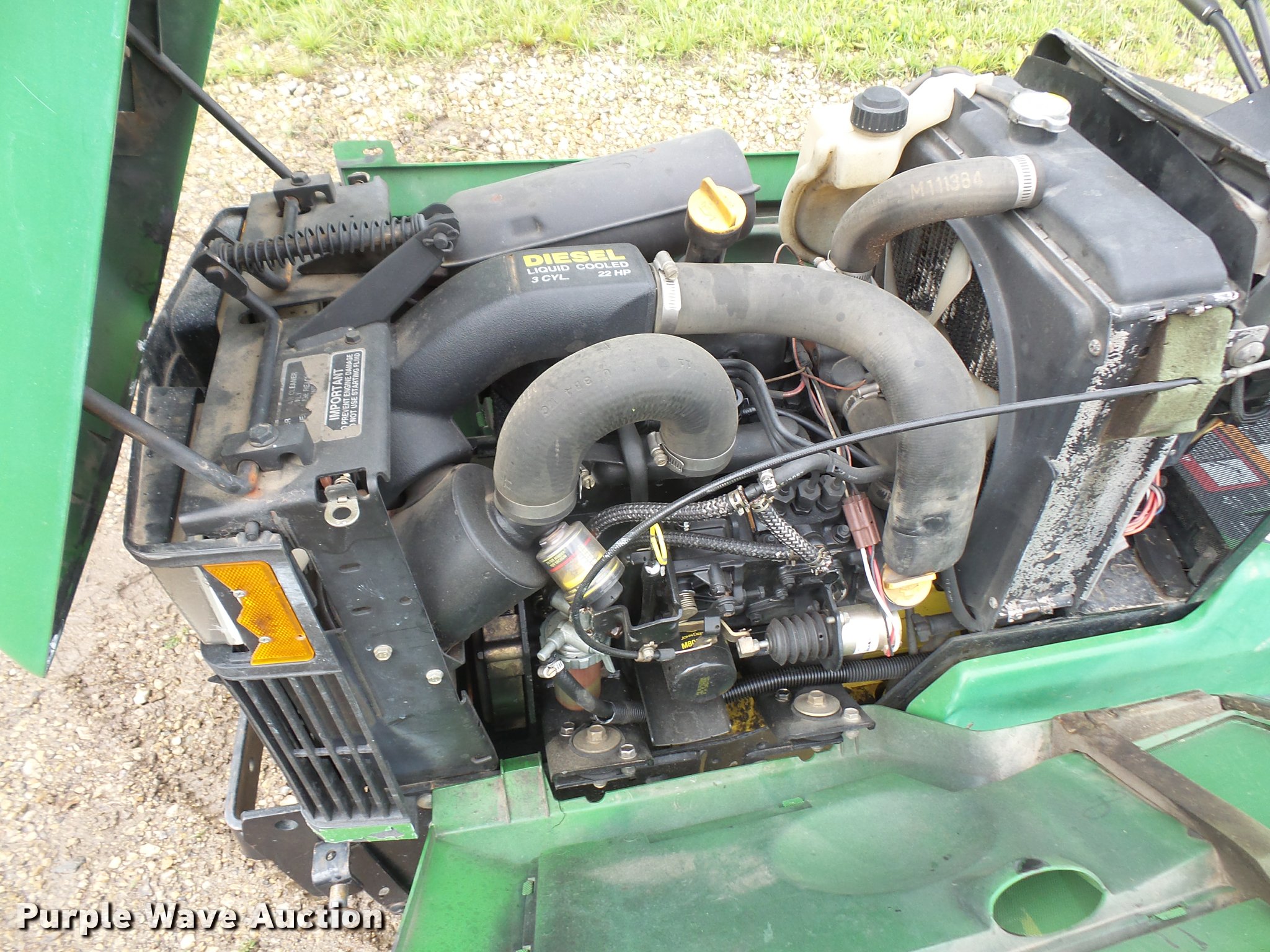 John Deere 455 lawn mower in Lawrence, KS | Item DA6368 sold | Purple Wave