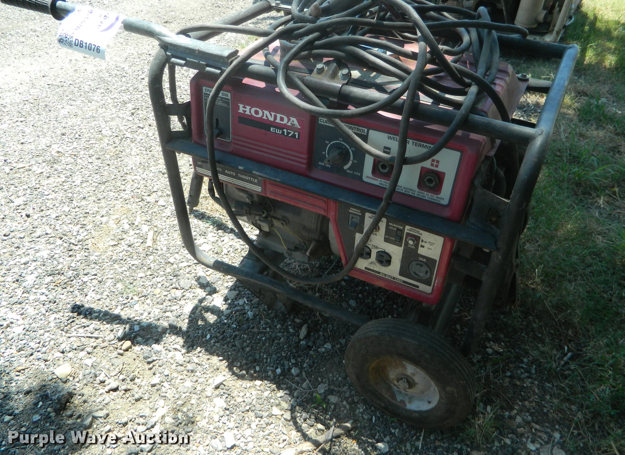 Honda EW171 welder/generator in Bunker Hill, KS | Item DB1076 sold ...