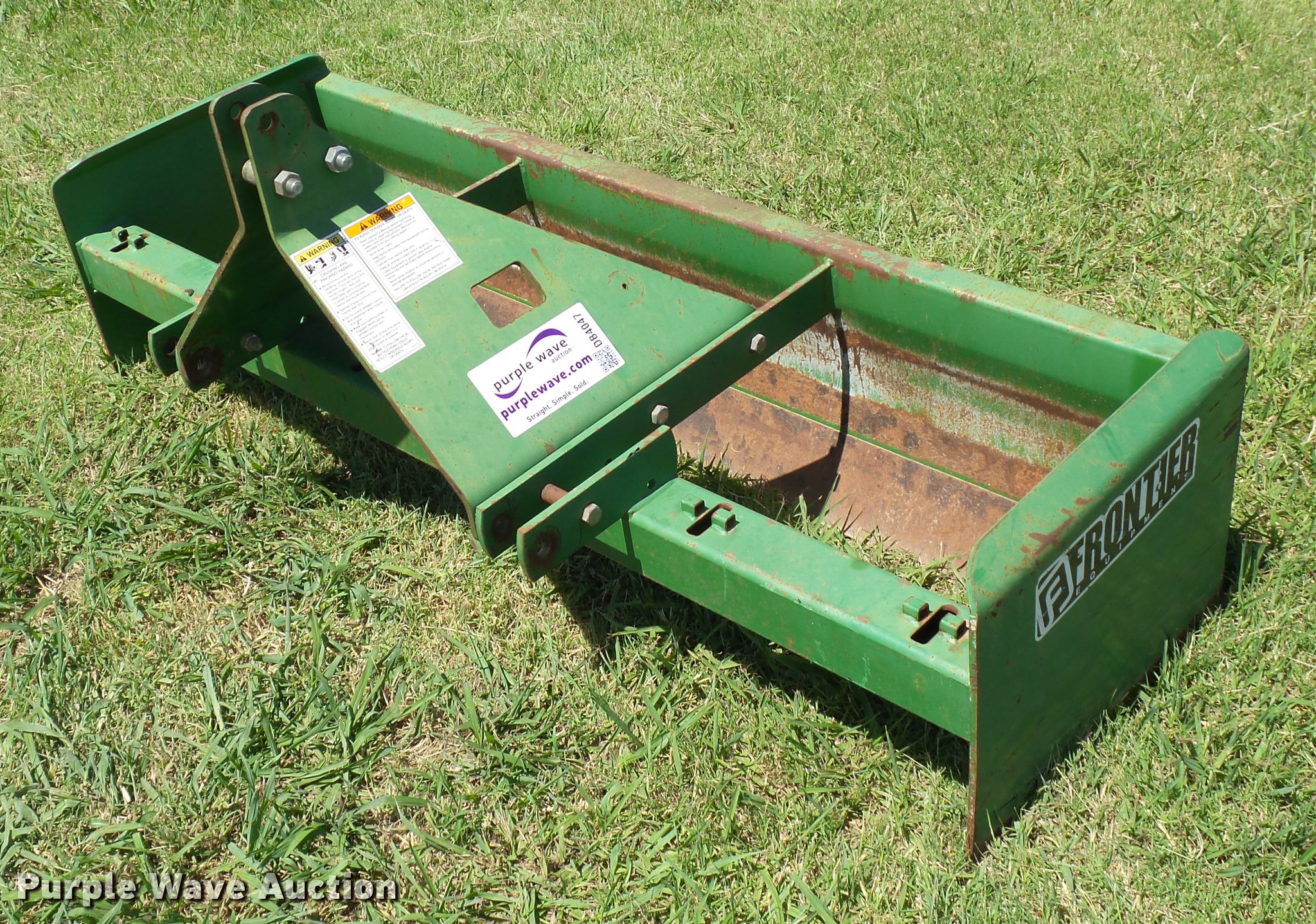 Frontier BB2072 box blade in Norman, OK | Item DB4047 sold | Purple Wave