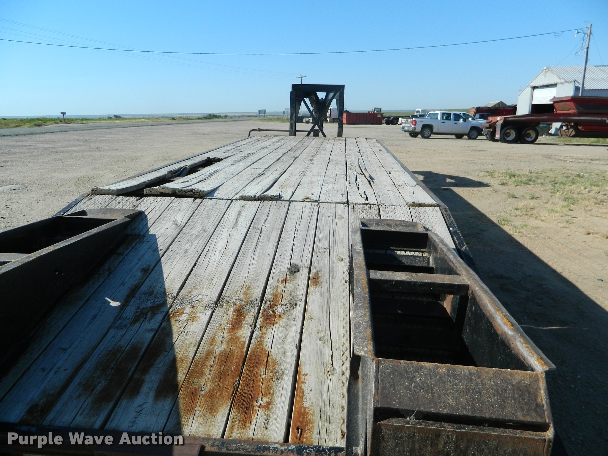 2004 Belshe equipment trailer in Bunker Hill, KS | Item DB1047 sold ...