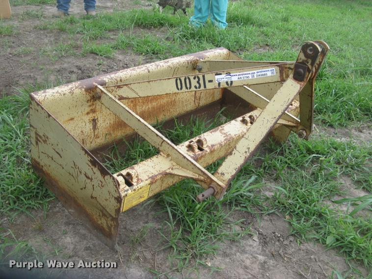 Land Pride 15-48 box blade in Douglass, KS | Item AR9790 sold | Purple Wave