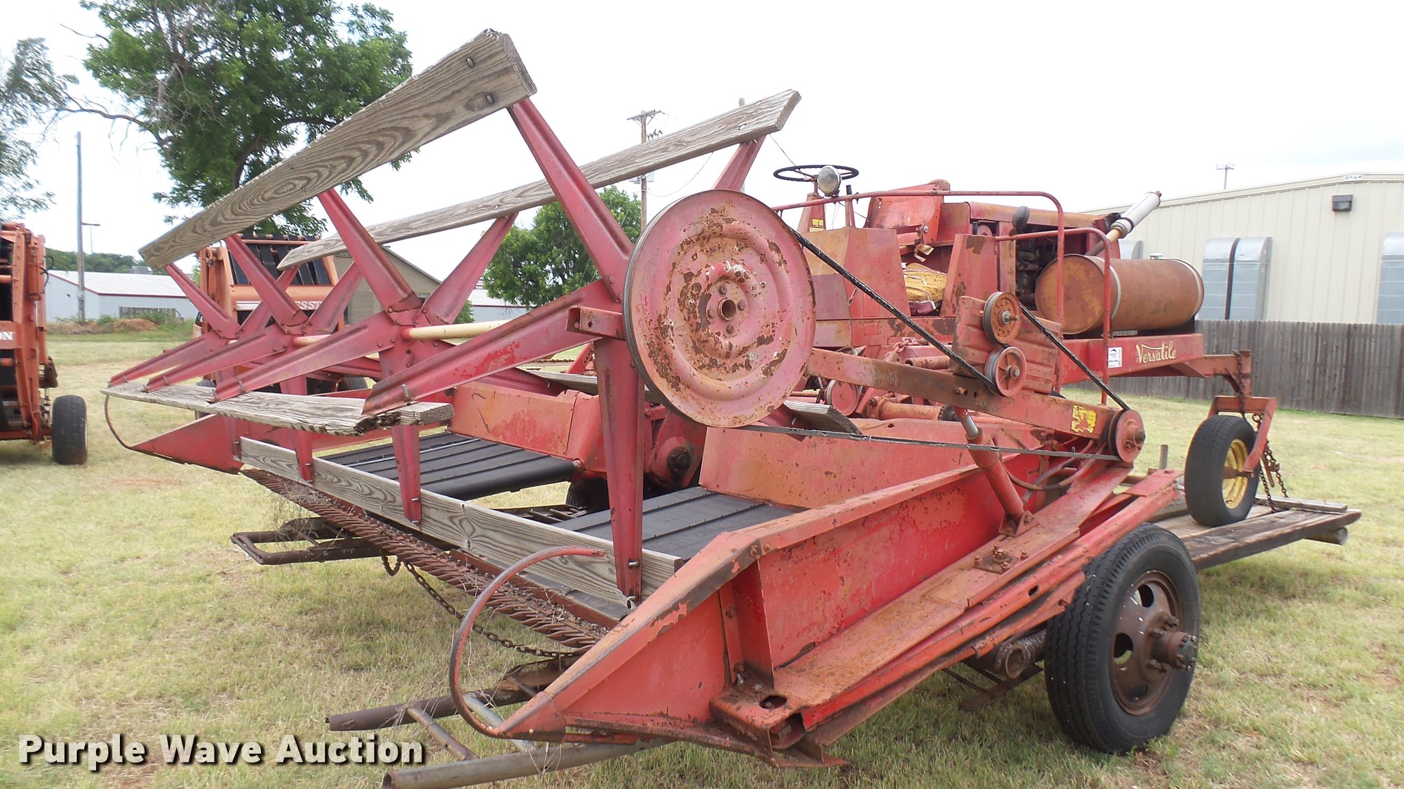 Versatile 400 swather in Medicine Lodge, KS | Item DA7988 sold | Purple ...