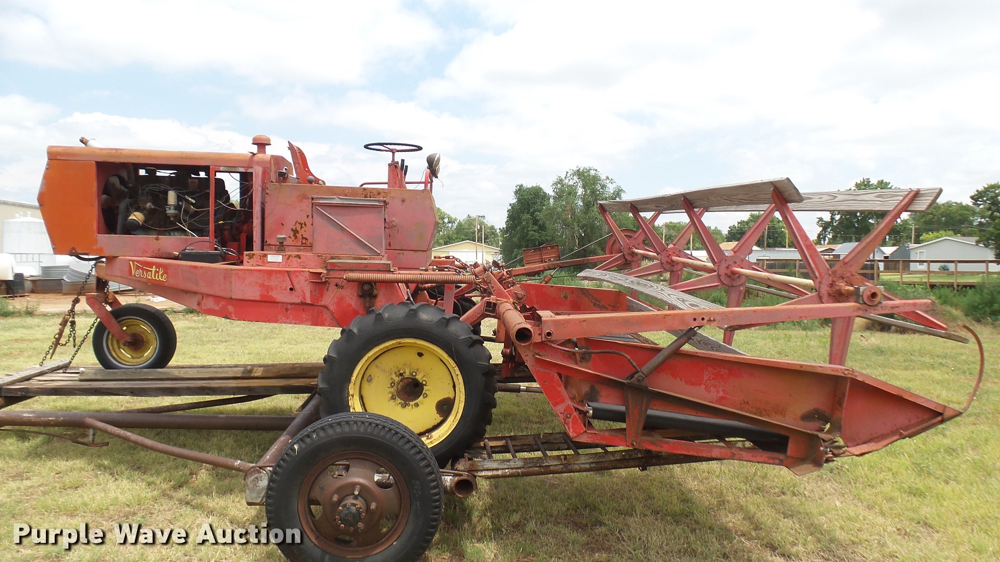 Versatile 400 swather in Medicine Lodge, KS | Item DA7988 sold | Purple ...