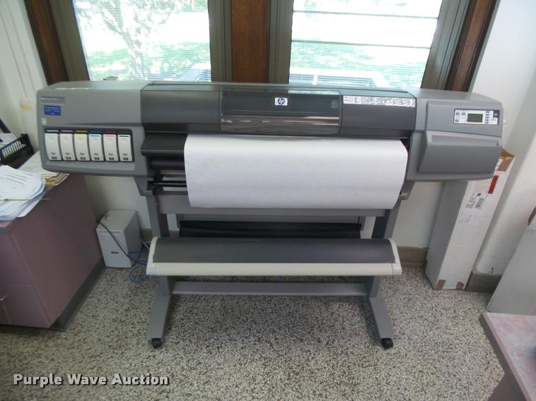 HP DesignJet 500 printer in Cimarron, KS | Item DE9105 sold | Purple Wave