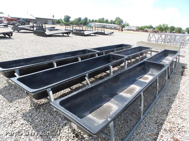 (6) Behlen plastic feed bunks in Sikeston, MO | Item DC6970 sold ...