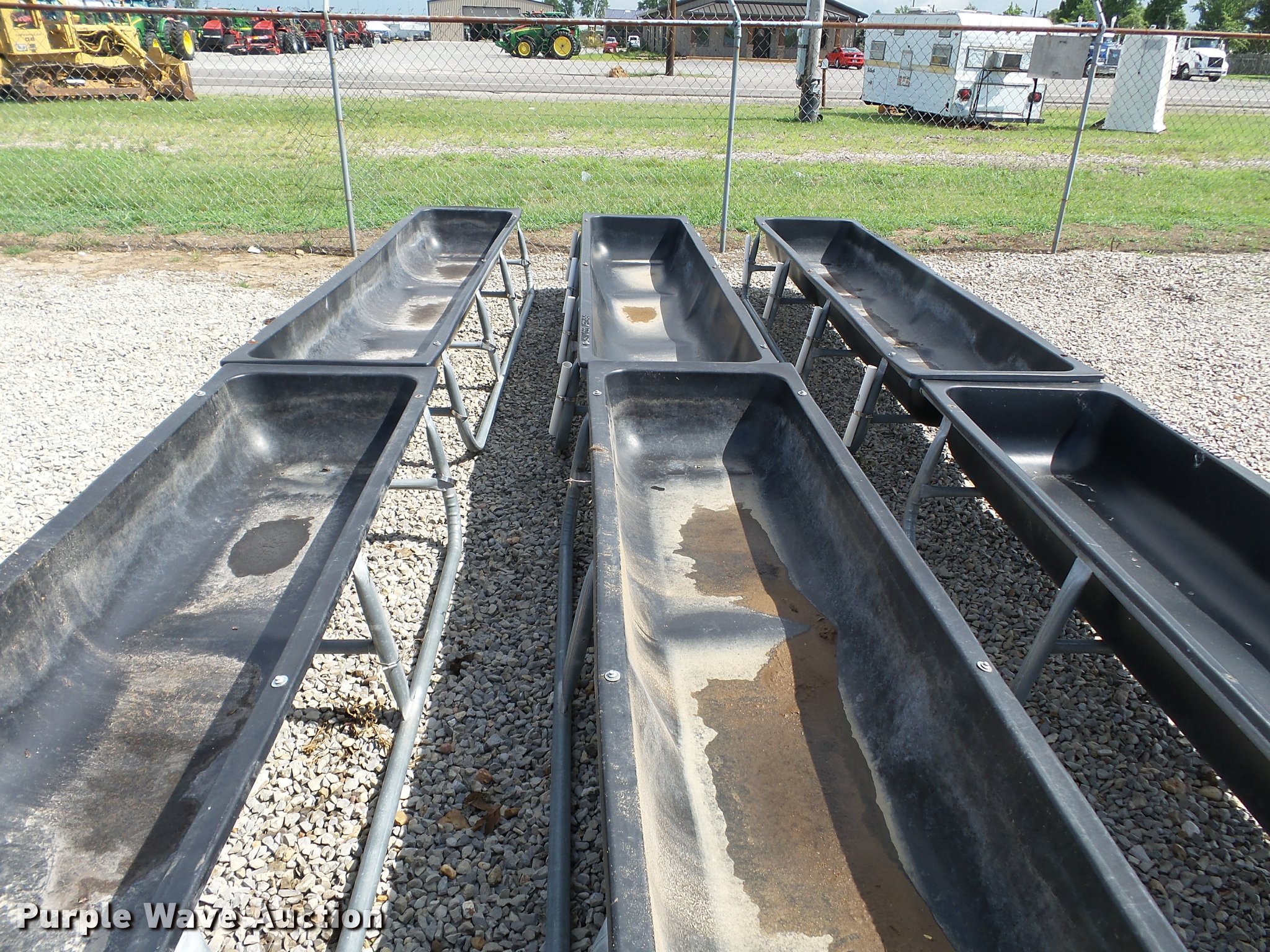 (6) Behlen plastic feed bunks in Sikeston, MO | Item DC6970 sold ...