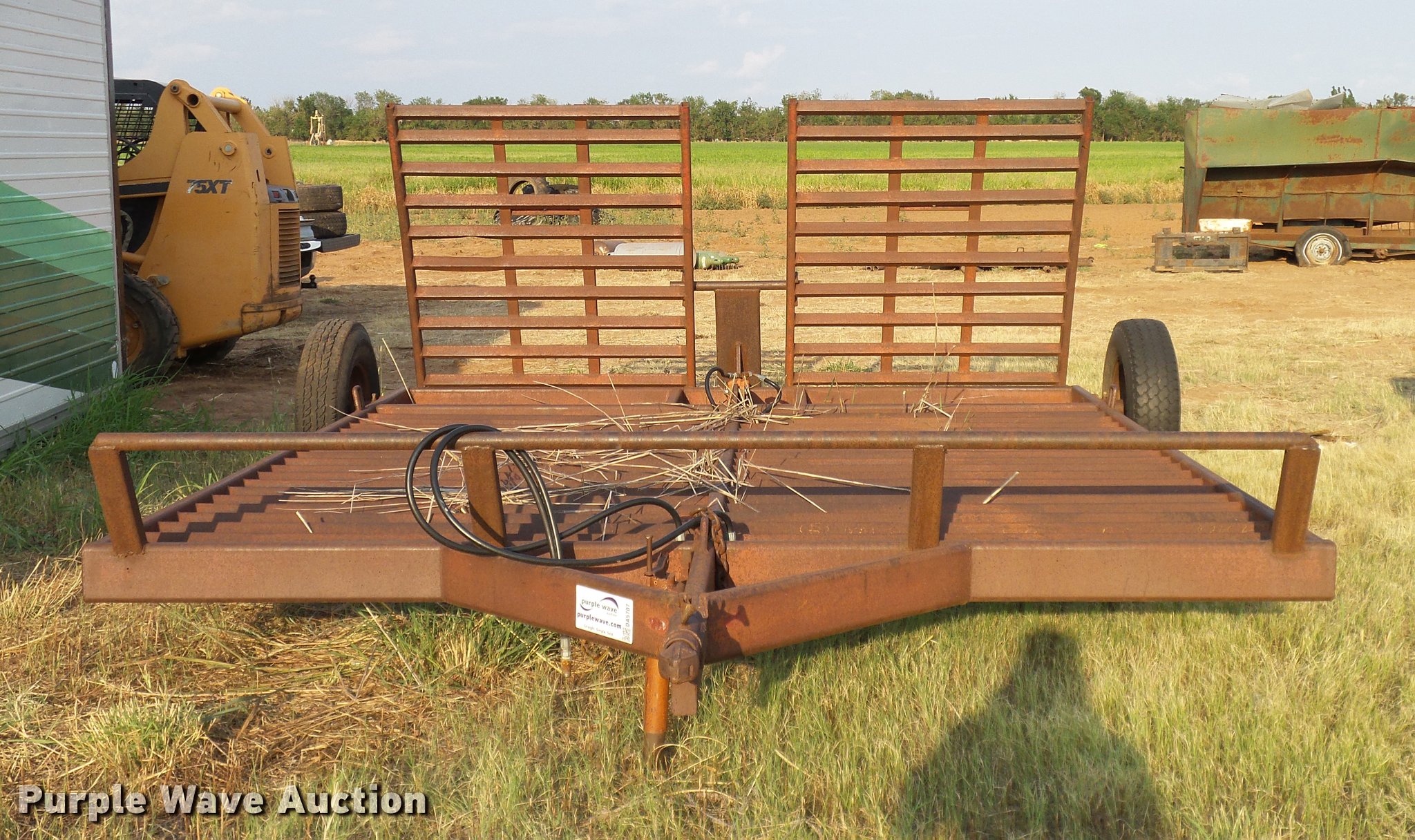 Swather trailer in Capron, OK | Item DA5707 sold | Purple Wave