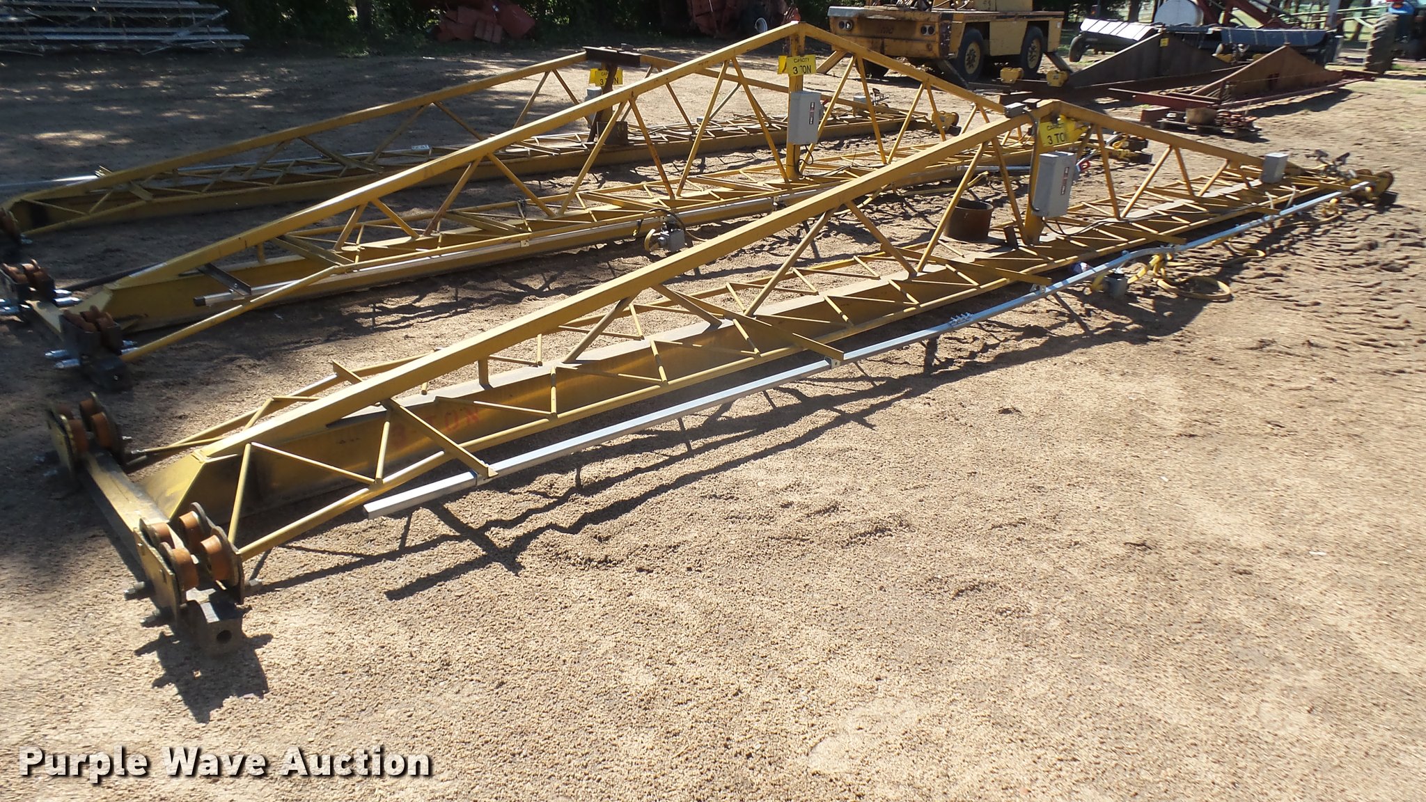 Trolley boom in Kinsley, KS | Item DR9373 sold | Purple Wave
