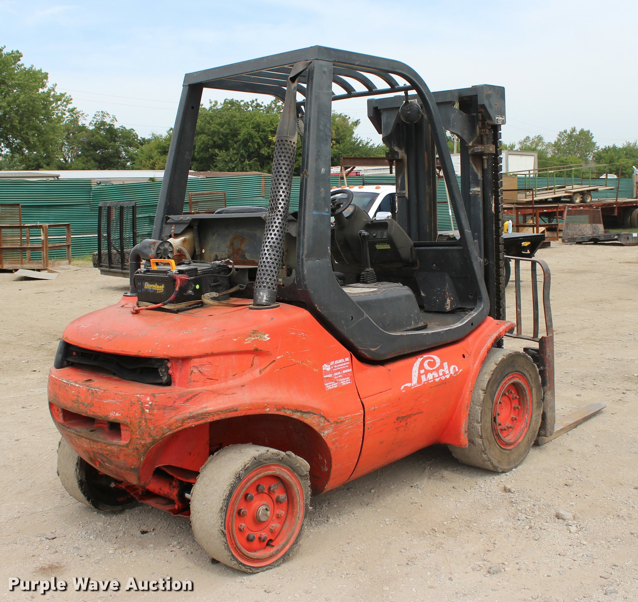 Linde H45 forklift in Tulsa, OK | Item L3198 sold | Purple Wave