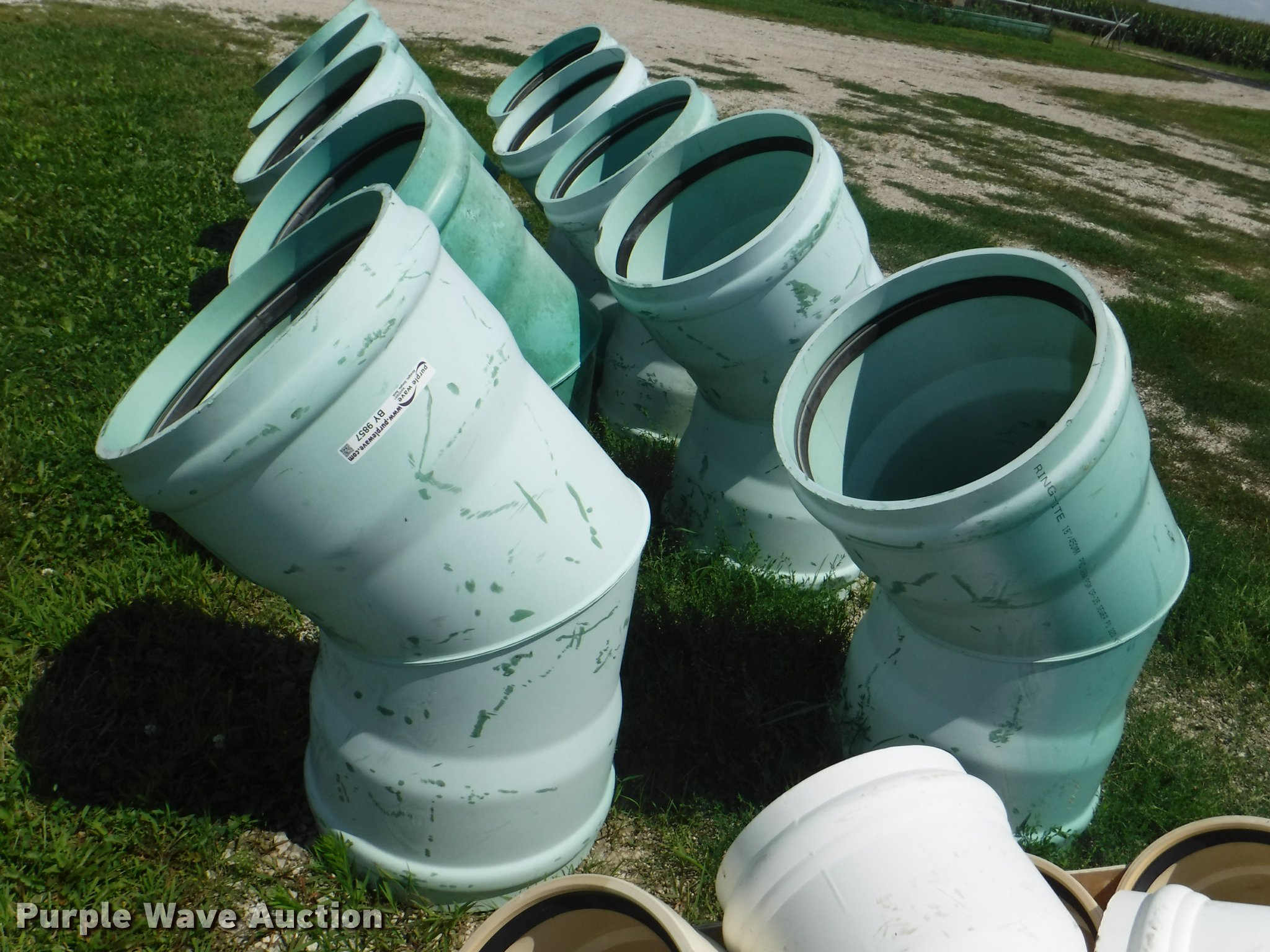 (10) DR35 sewer pipes in Richmond, KS | Item BY9857 sold | Purple Wave