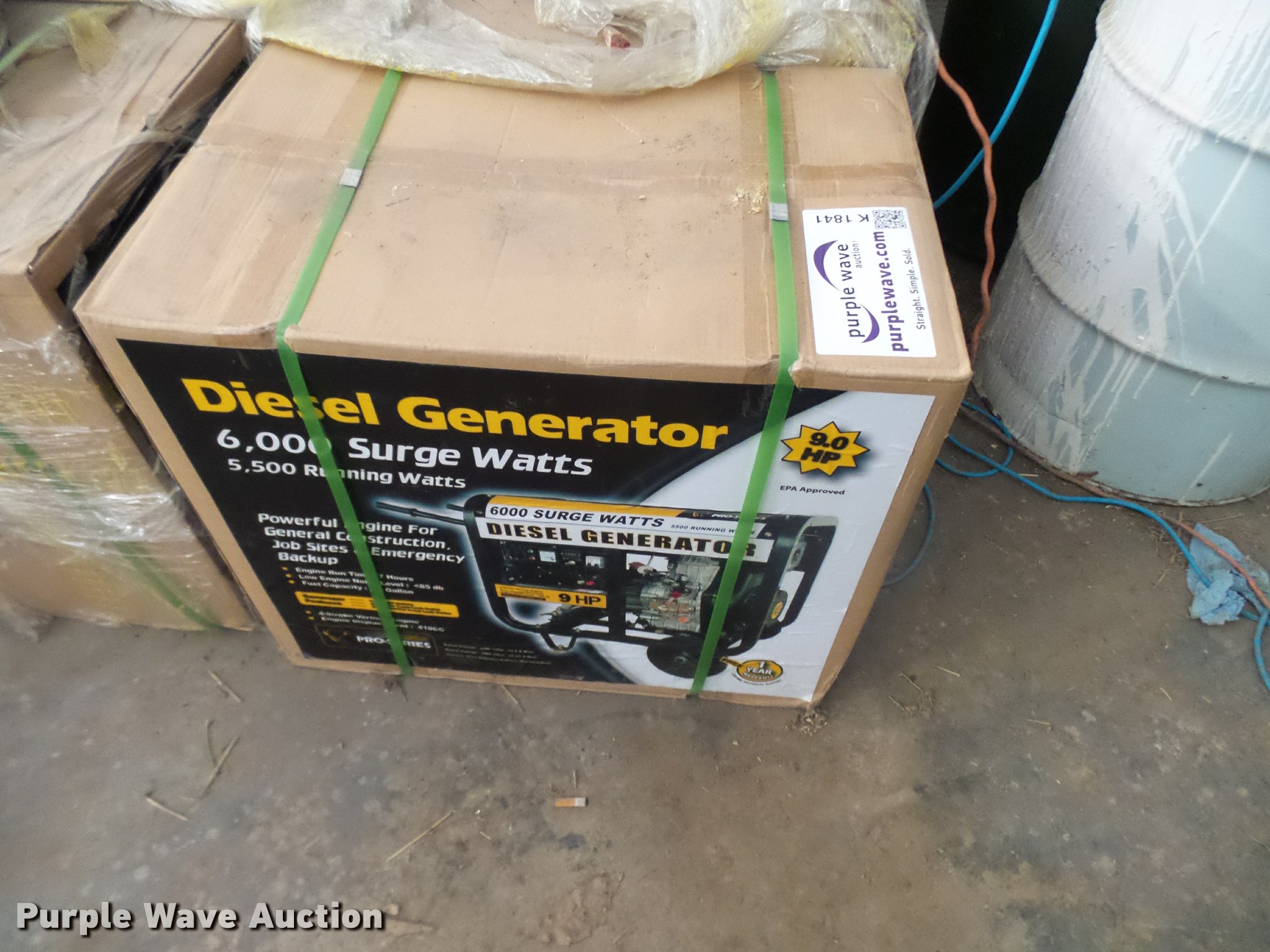 Pro Series generator in Richmond, MO | Item K1841 sold | Purple Wave