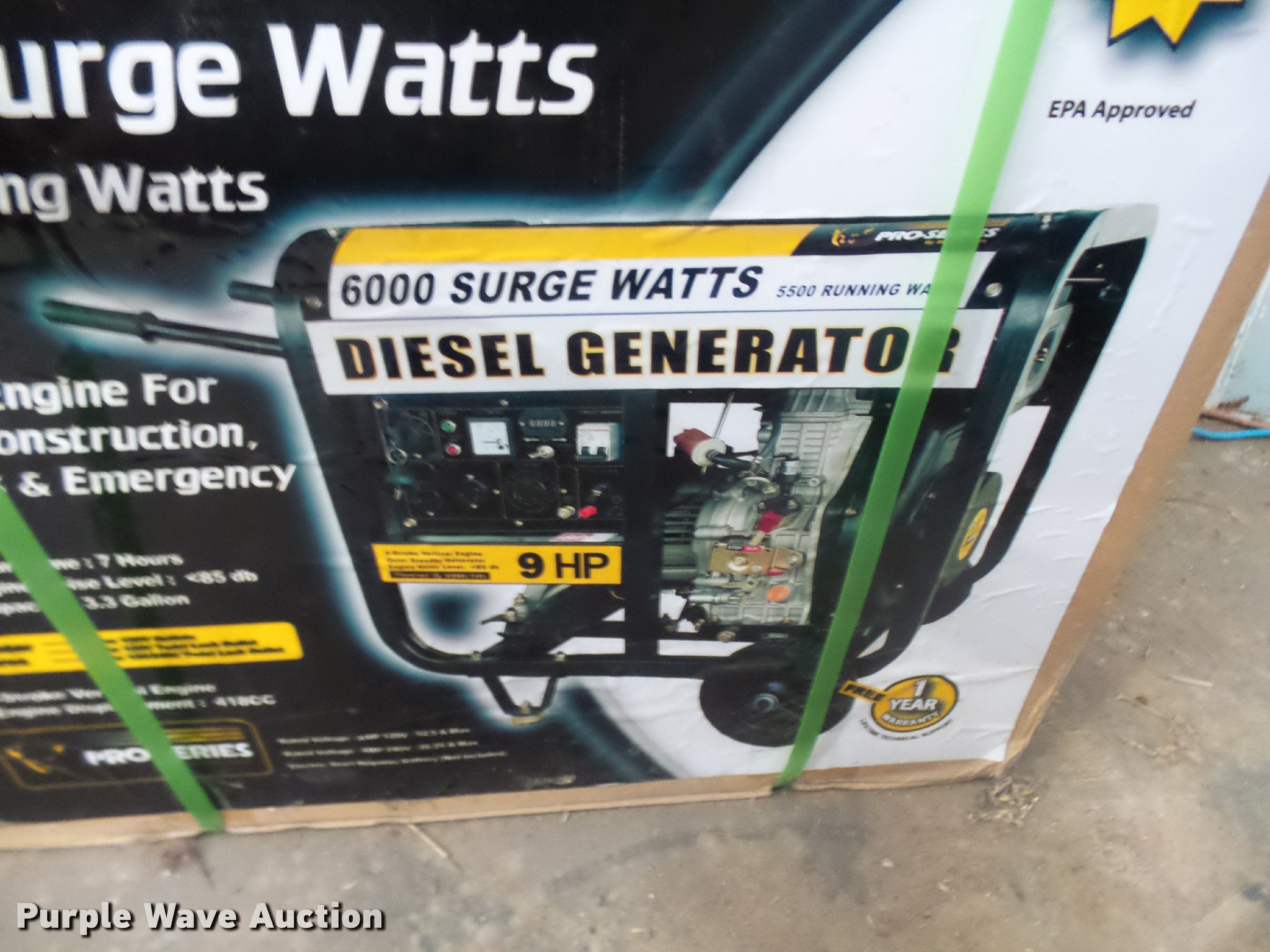 Pro Series generator in Richmond, MO | Item K1841 sold | Purple Wave