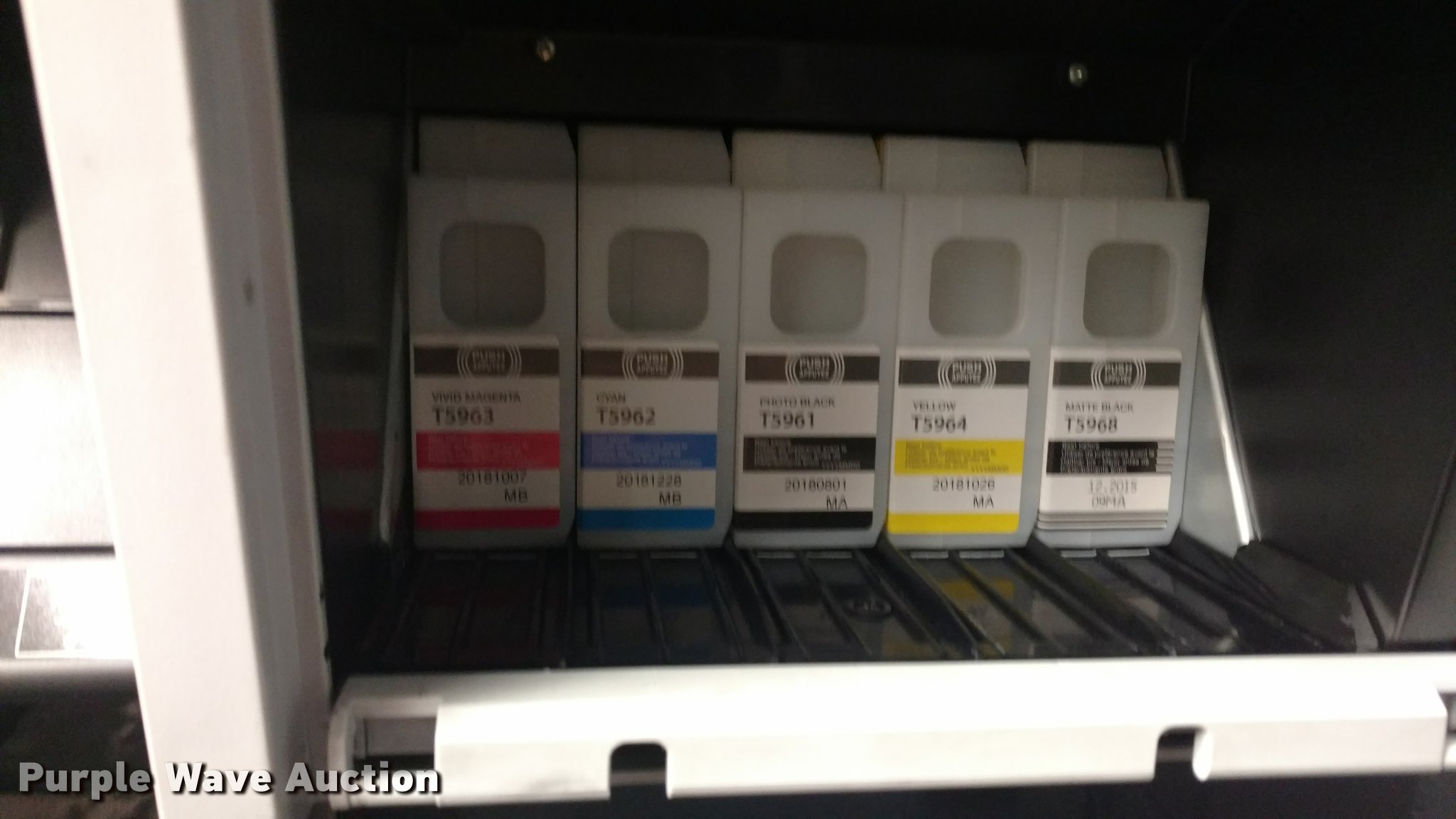 Epson Stylus Pro 9700 printer in Wichita, KS | Item G1409 sold | Purple ...
