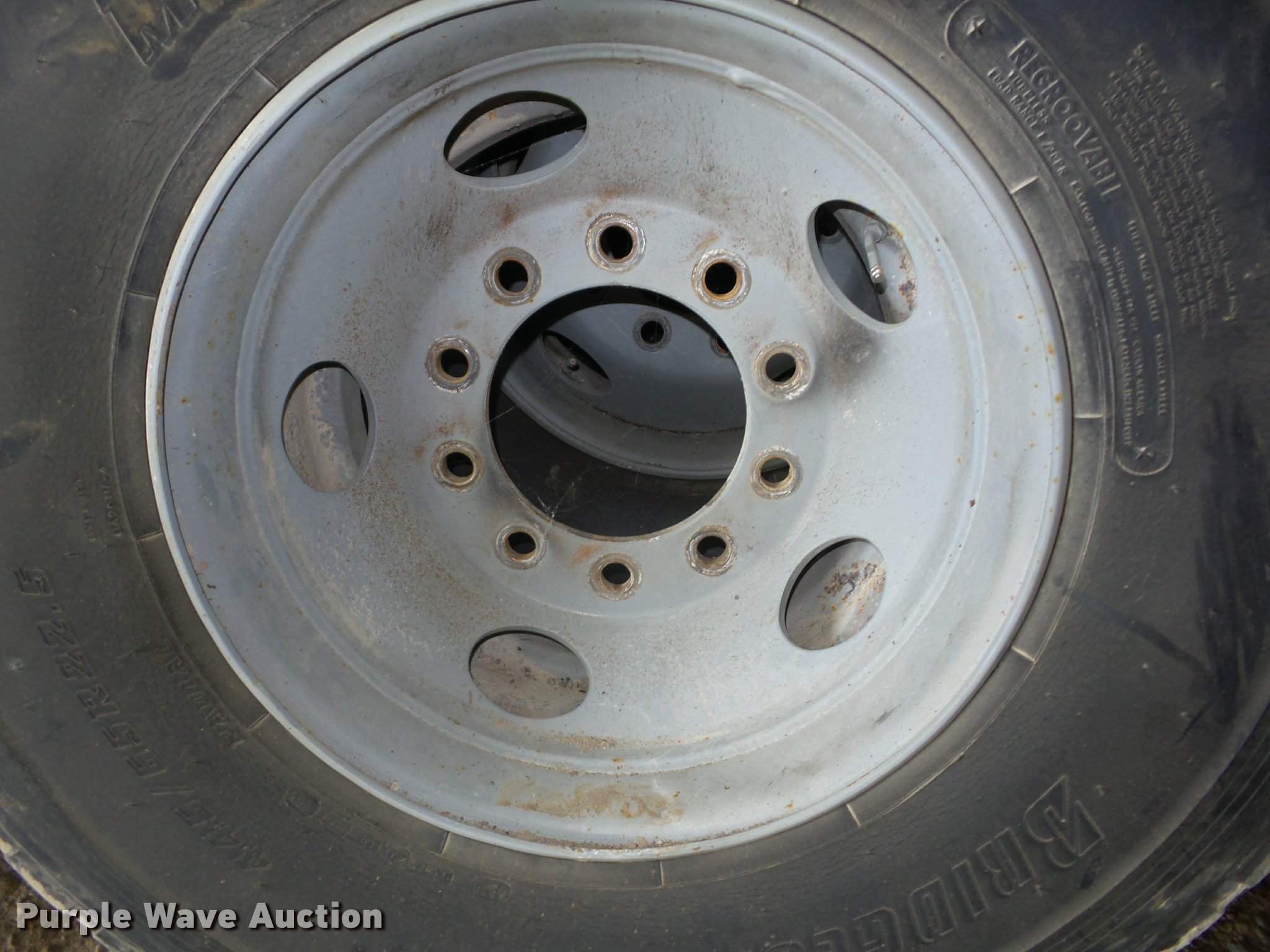 (4) Bridgestone M844 445/65R22.5 tires in Independence, KS | Item ...