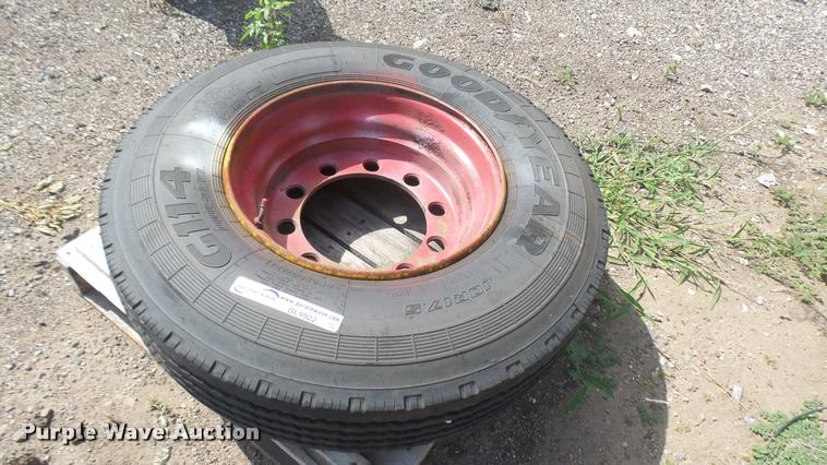 Goodyear G114 10R17.5 tire in Wichita, KS | Item DL9922 sold | Purple Wave