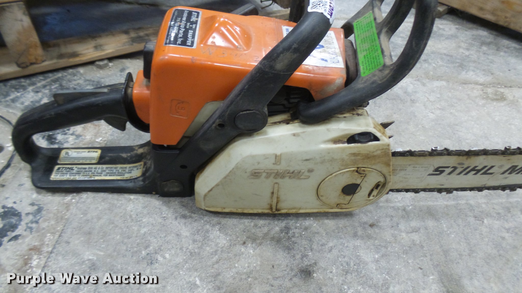Stihl Mini Boss chainsaw in Wichita, KS | Item DR9269 sold | Purple Wave
