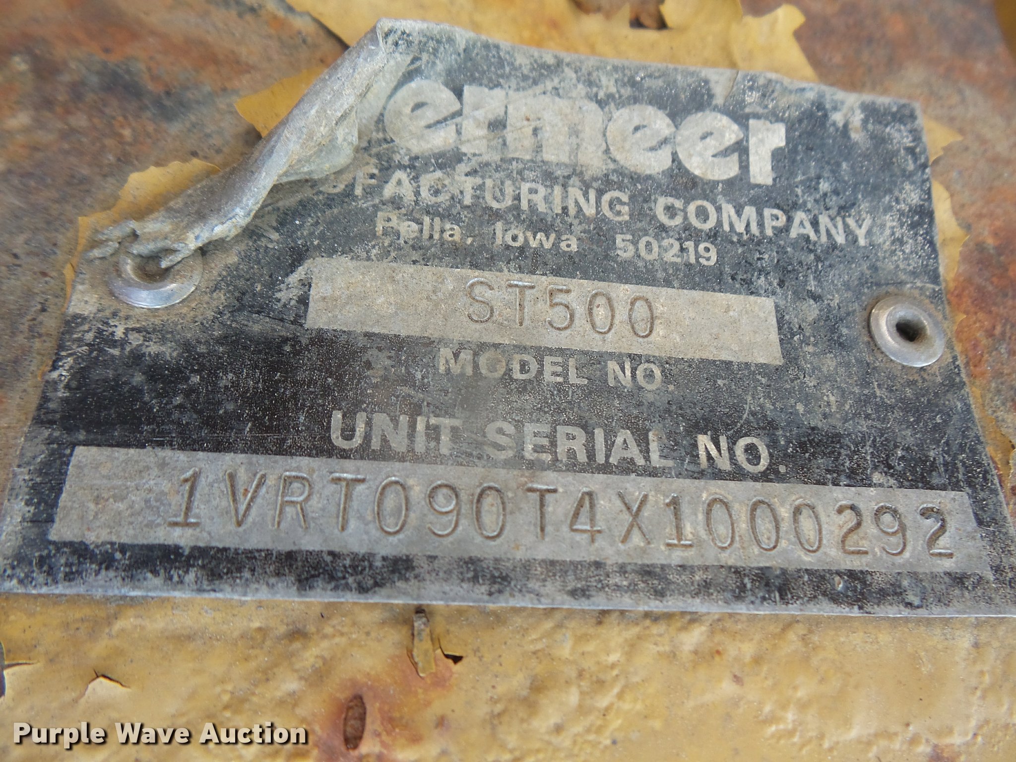 1999 Vermeer ST500 mud mixer in Olathe, KS | Item DC5460 sold | Purple Wave