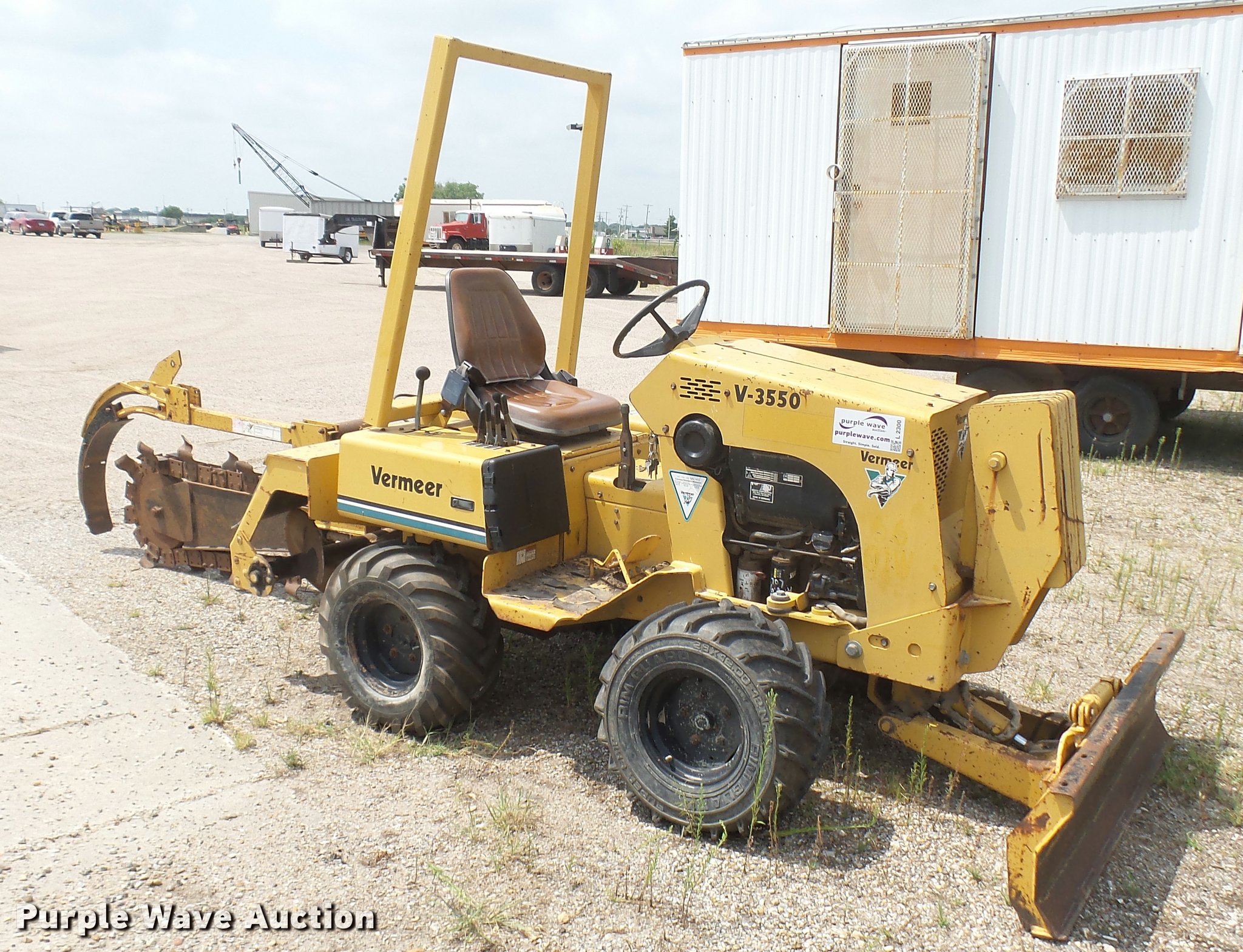 1995 Vermeer V3550 trencher in Wichita, KS | Item L2300 sold | Purple Wave