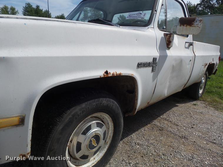 1983 Chevrolet C20 Custom Deluxe pickup truck in Freeburg, IL | Item ...