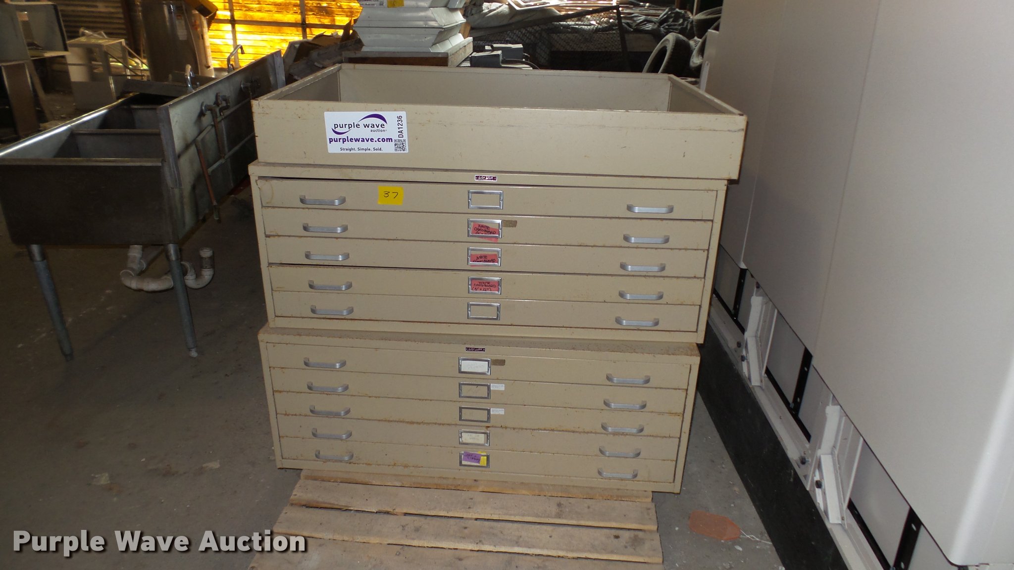 (2) Holga Deluxe map storage cabinets in Muscatine, IA | Item DA1236 ...