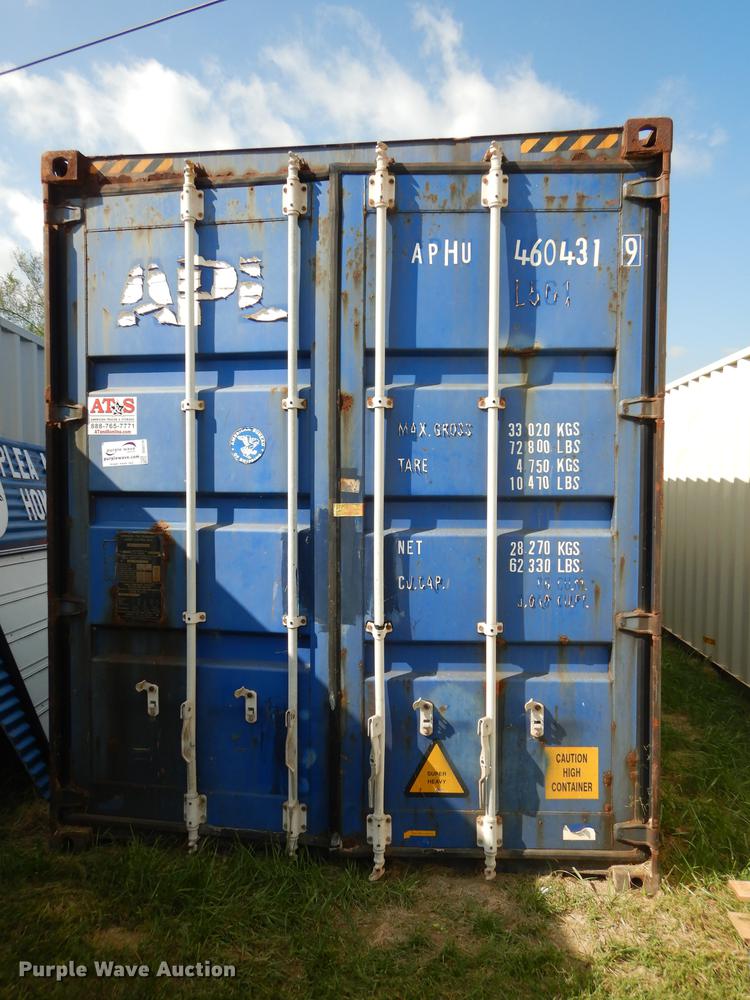2004 APL Conex storage container in Pleasanton, KS | Item DD0770 sold ...