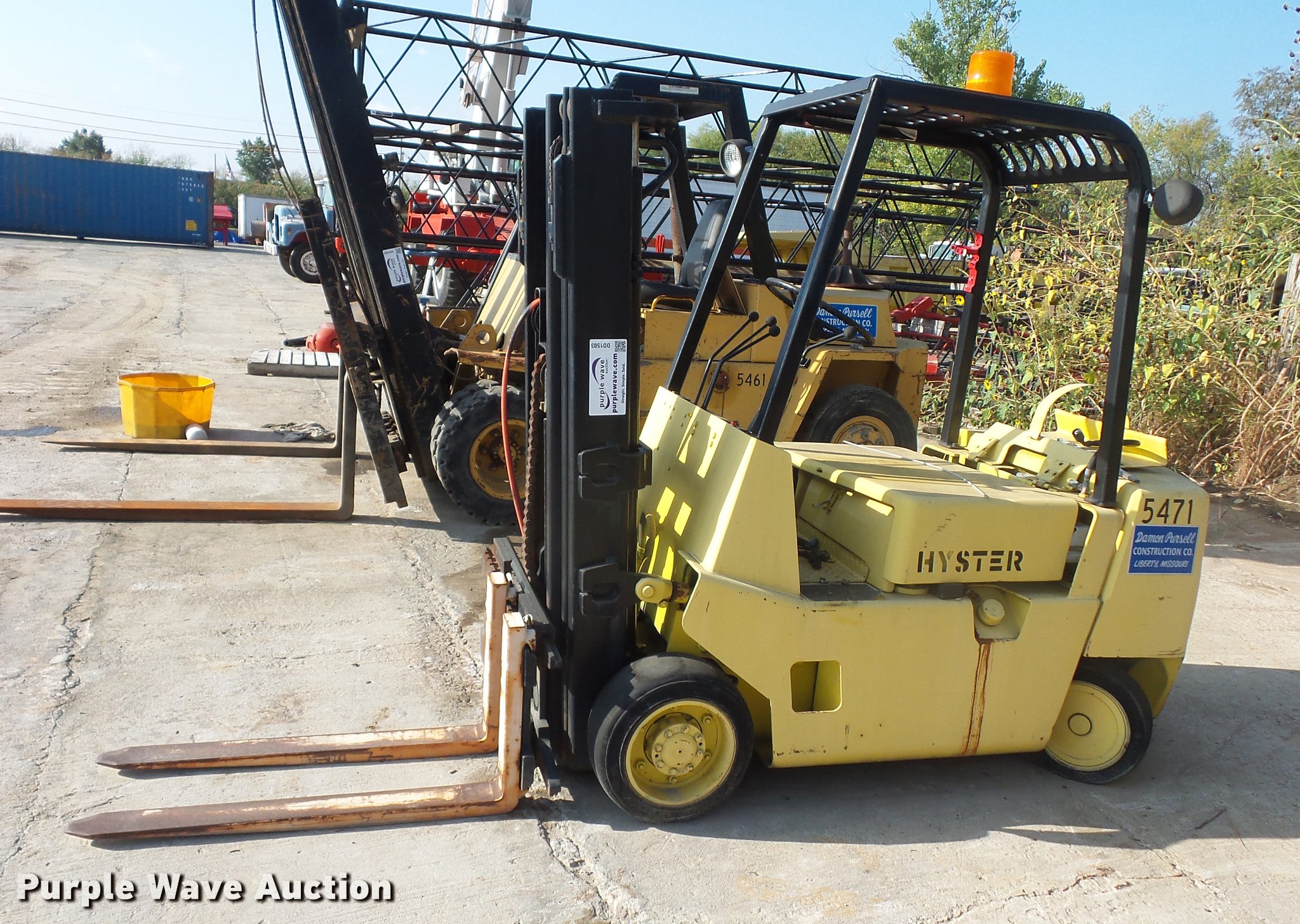 Hyster S50XL forklift in Liberty, MO | Item DD1503 sold | Purple Wave