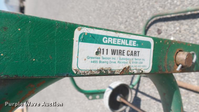 Greenlee wire cart in Wichita, KS | Item EB9120 sold | Purple Wave