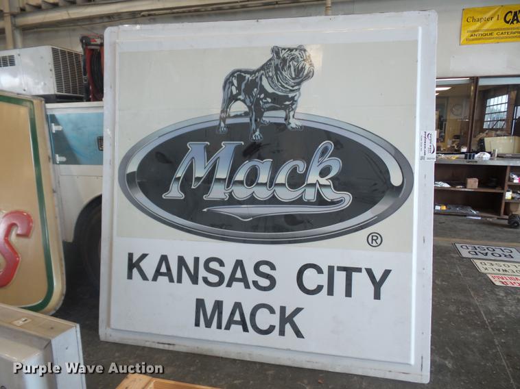 Kansas City Mack sign in Liberty, MO | Item DD2154 sold | Purple Wave