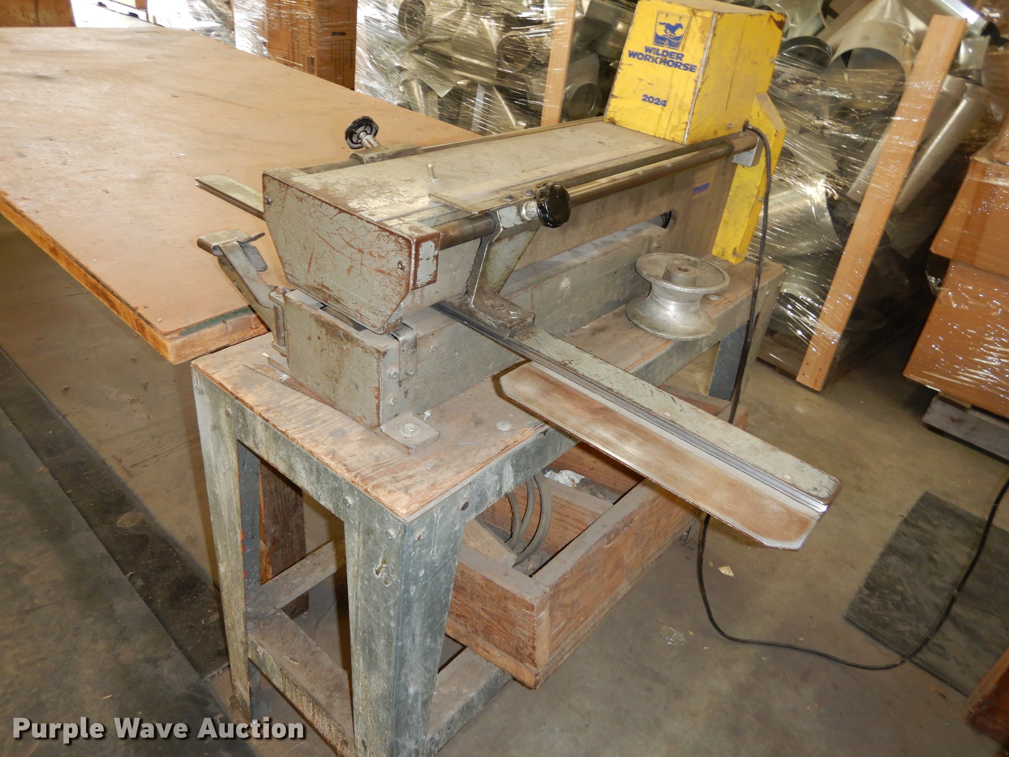 Wilder Machinery Company sheet metal slitter in Chanute, KS | Item ...