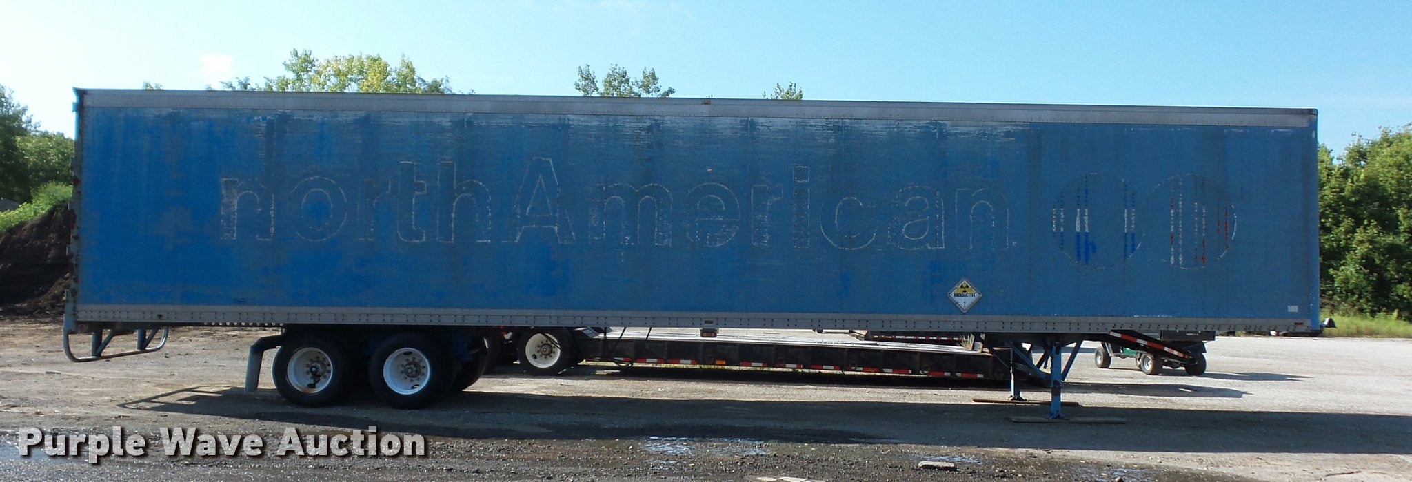 1990 Wabash dry van trailer in Lenexa, KS | Item DD1593 sold | Purple Wave