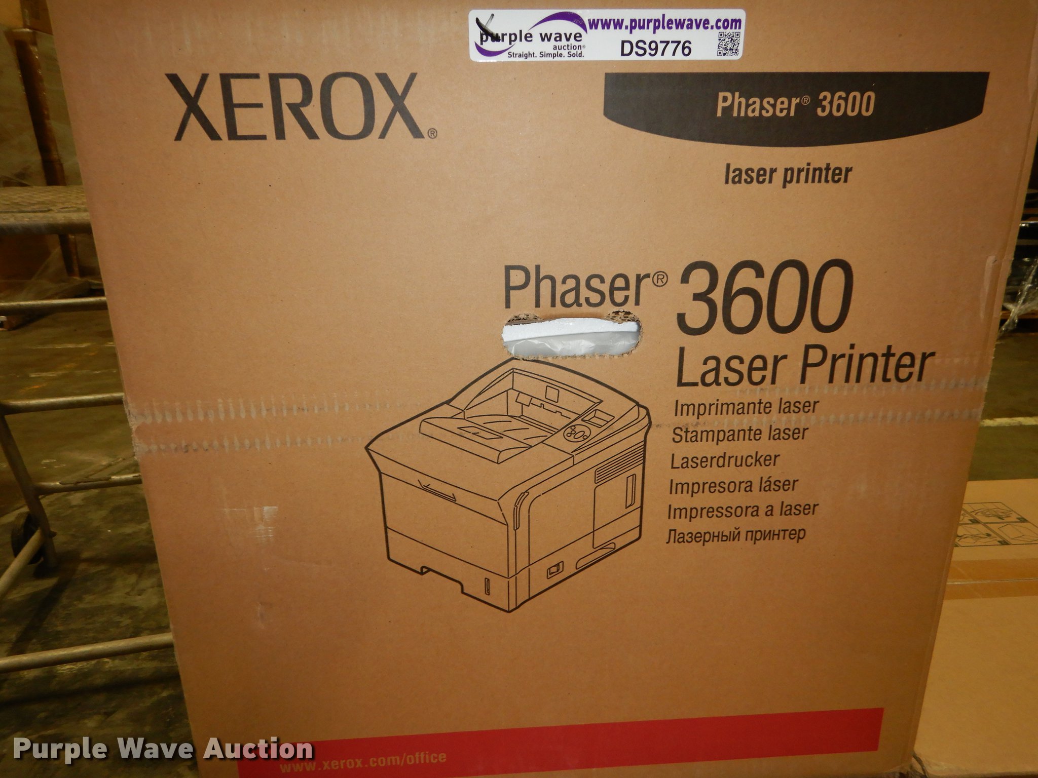 (5) Xerox Phaser 3600 laser printer in Lawrence, KS | Item DS9776 sold ...