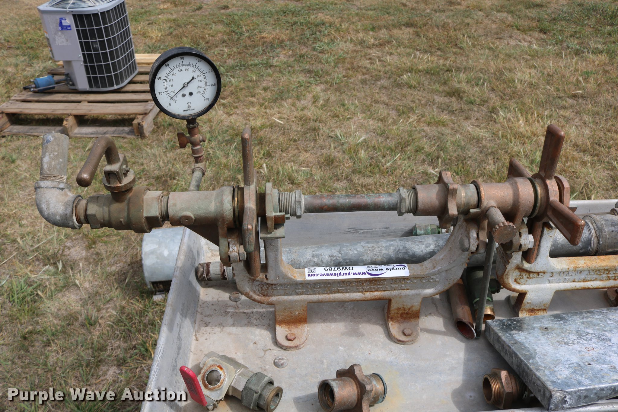 The Ford Meter Box Co. water meter test station in Belleville, KS ...