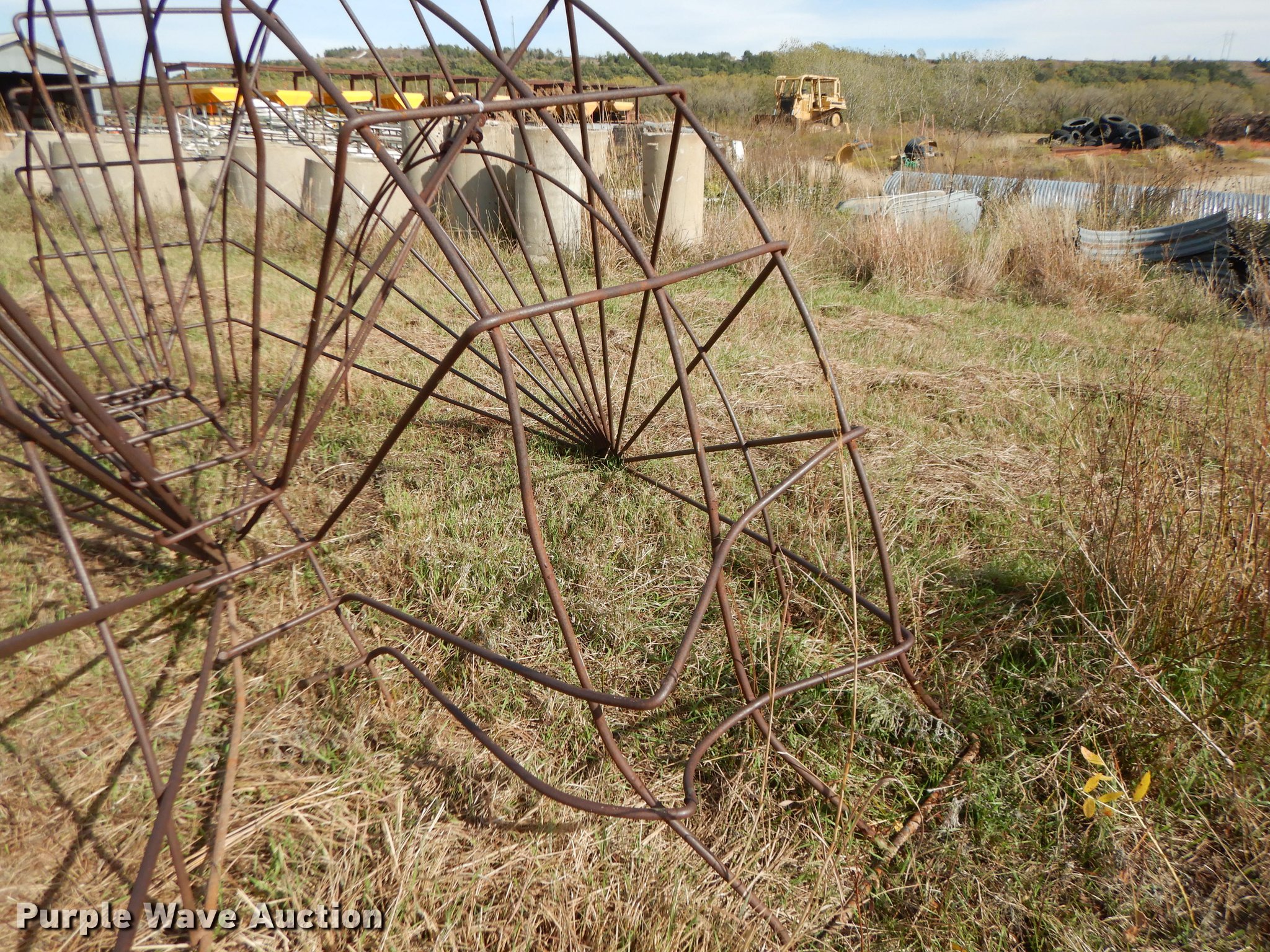 Steel drop inlet cage in Junction City, KS | Item EE9120 sold | Purple Wave