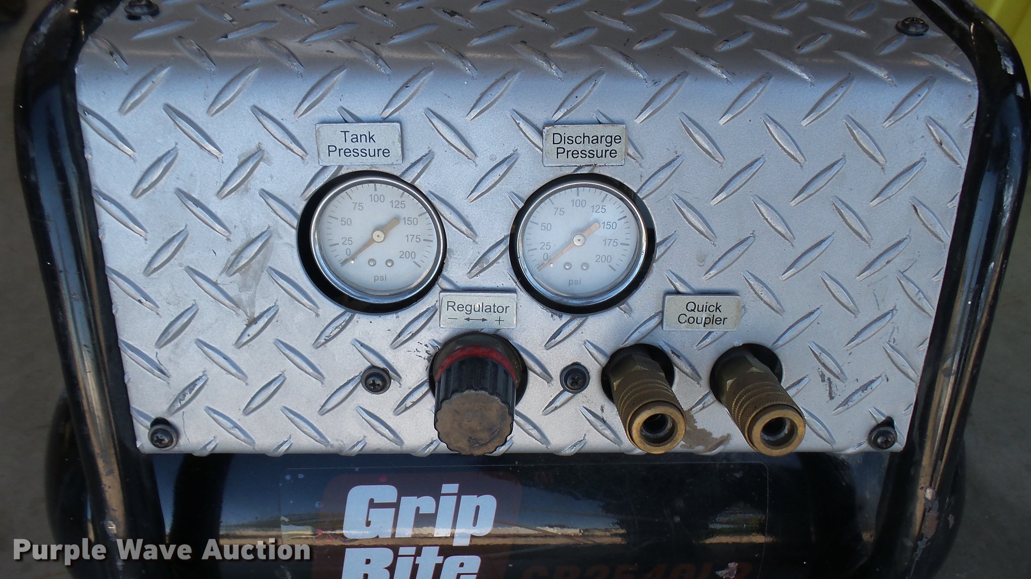 Grip Rite GR2540LR compressor in Newton, KS | Item DW9140 sold | Purple ...