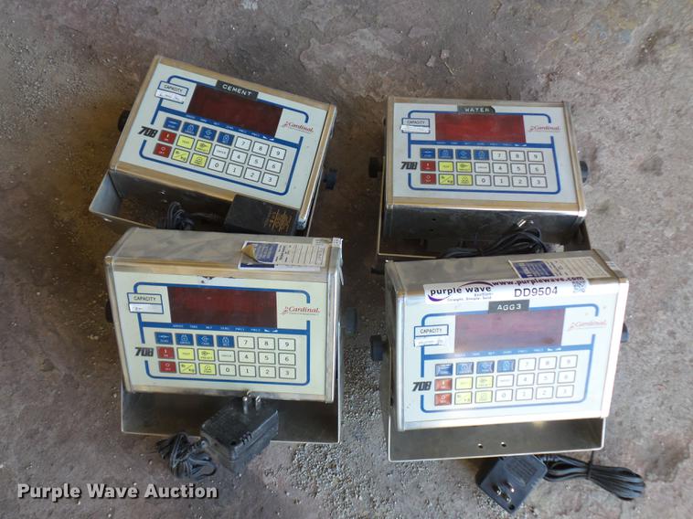 (4) Cardinal 708 scale monitors in Kansas City, MO | Item DD9504 sold ...