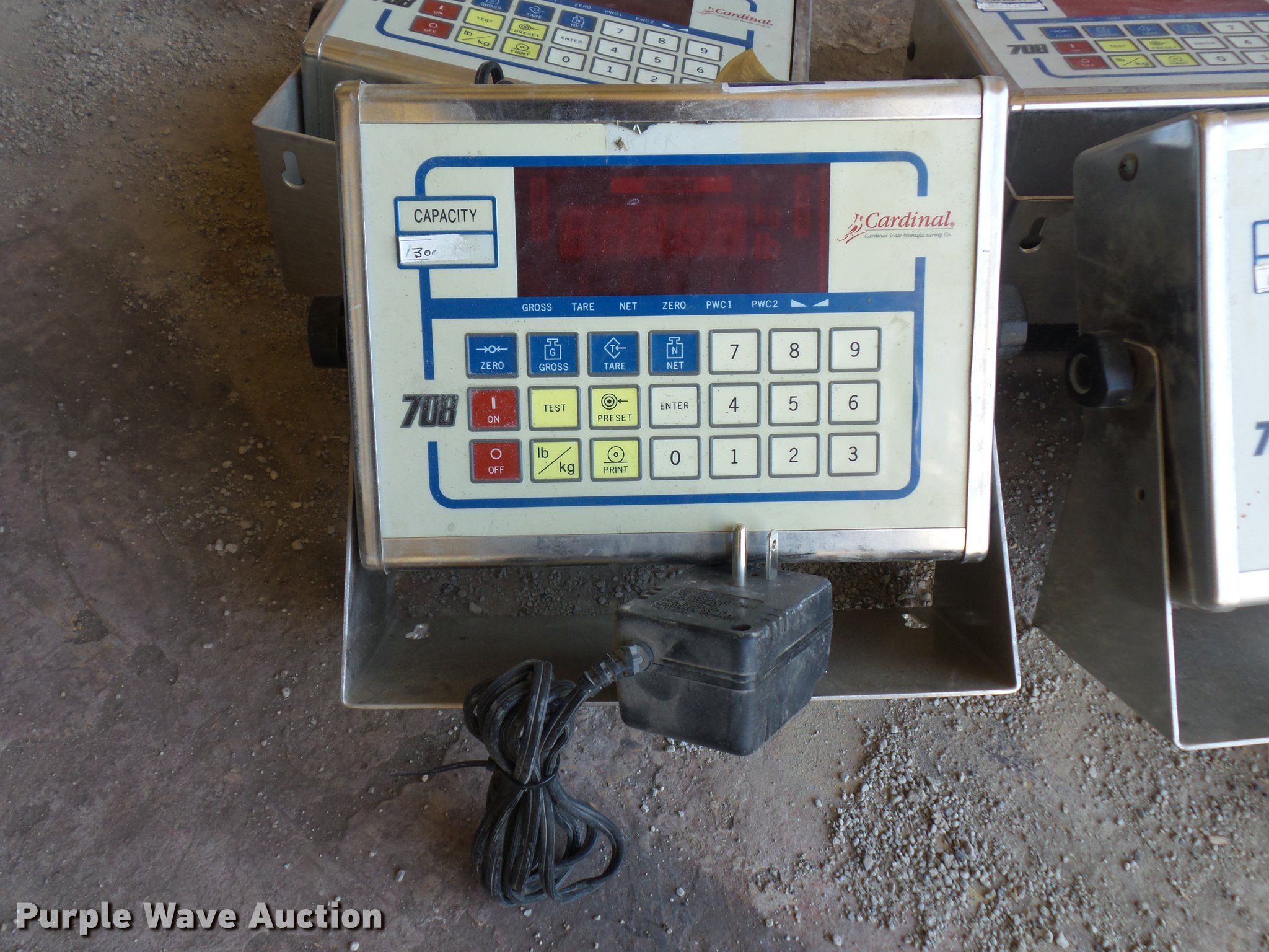 (4) Cardinal 708 scale monitors in Kansas City, MO | Item DD9504 sold ...