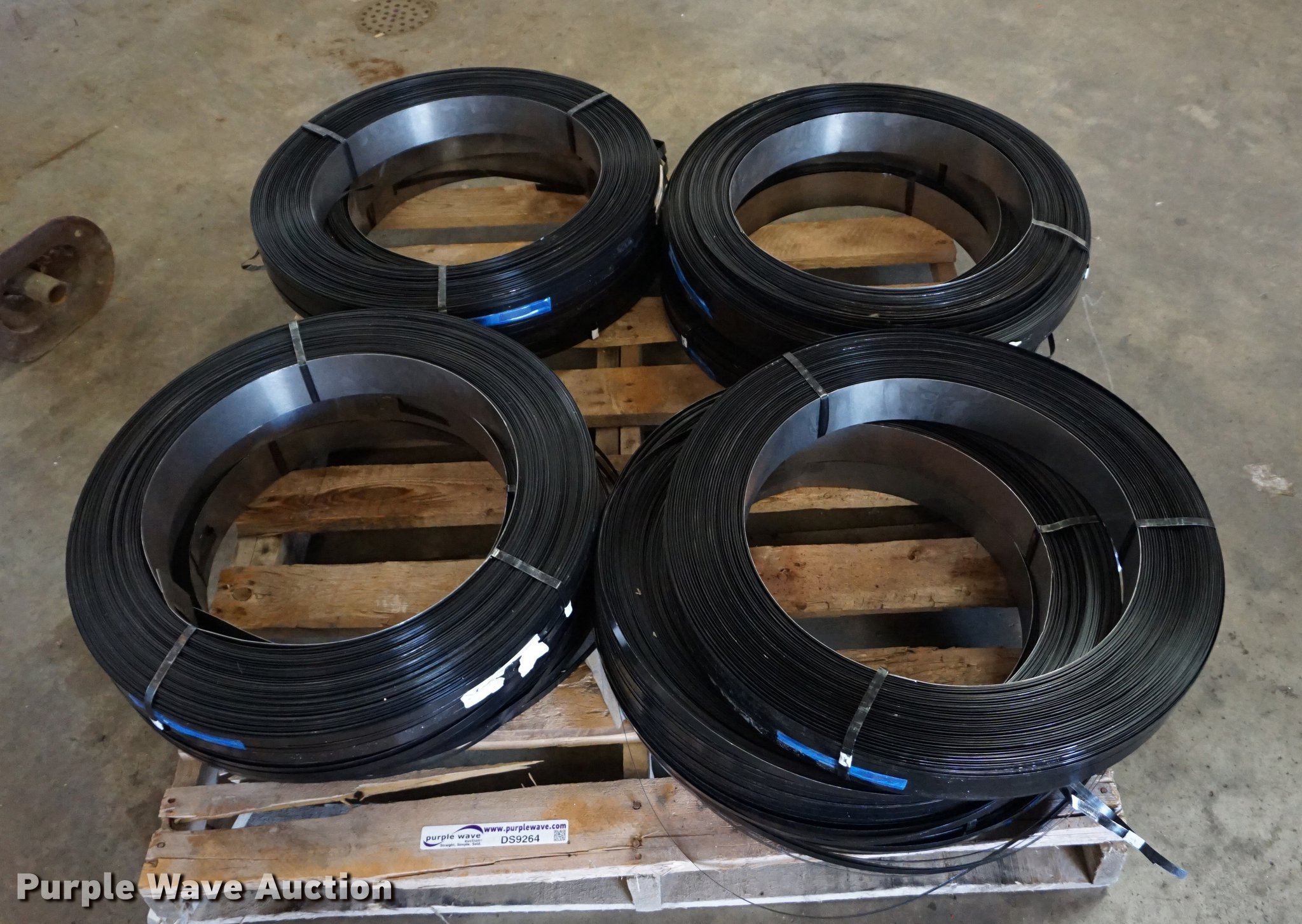 (12) spools of metal strapping in Olathe, KS | Item DS9264 sold ...