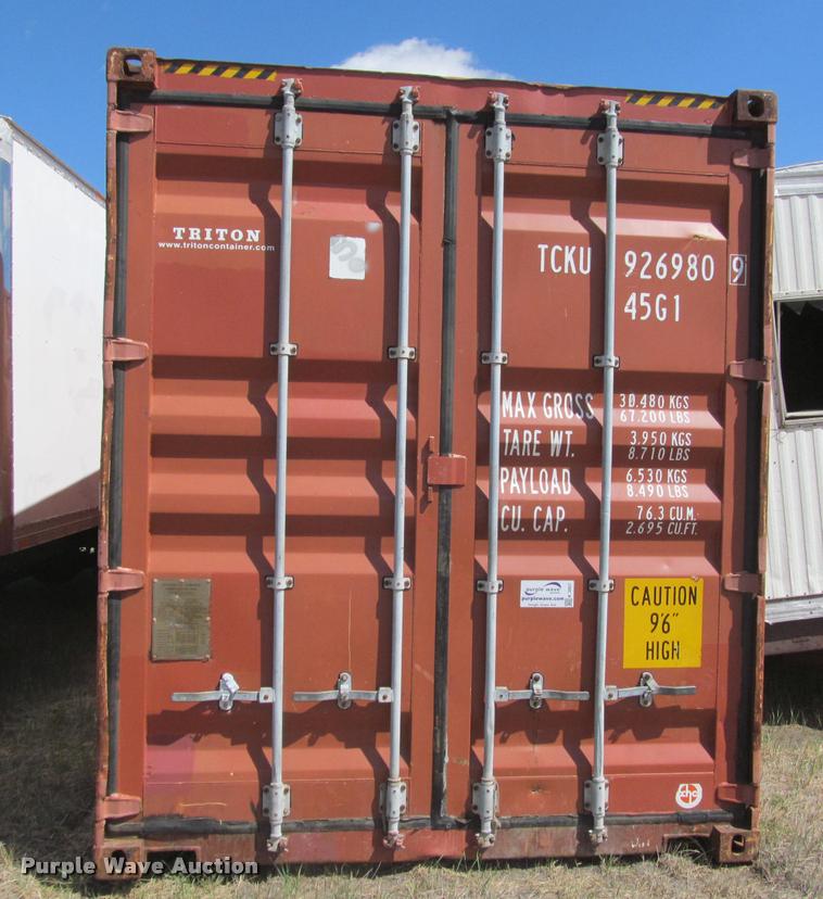 2003 Triton shipping container in Fort Pierre, SD | Item K3907 sold ...