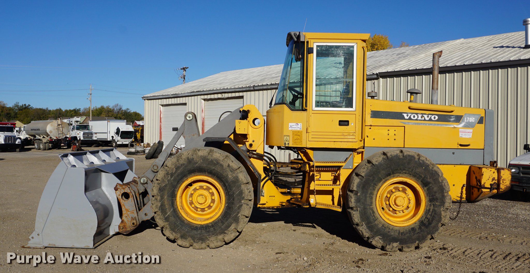 1997 Volvo L70C wheel loader in Wamego, KS | Item DA1336 sold | Purple Wave