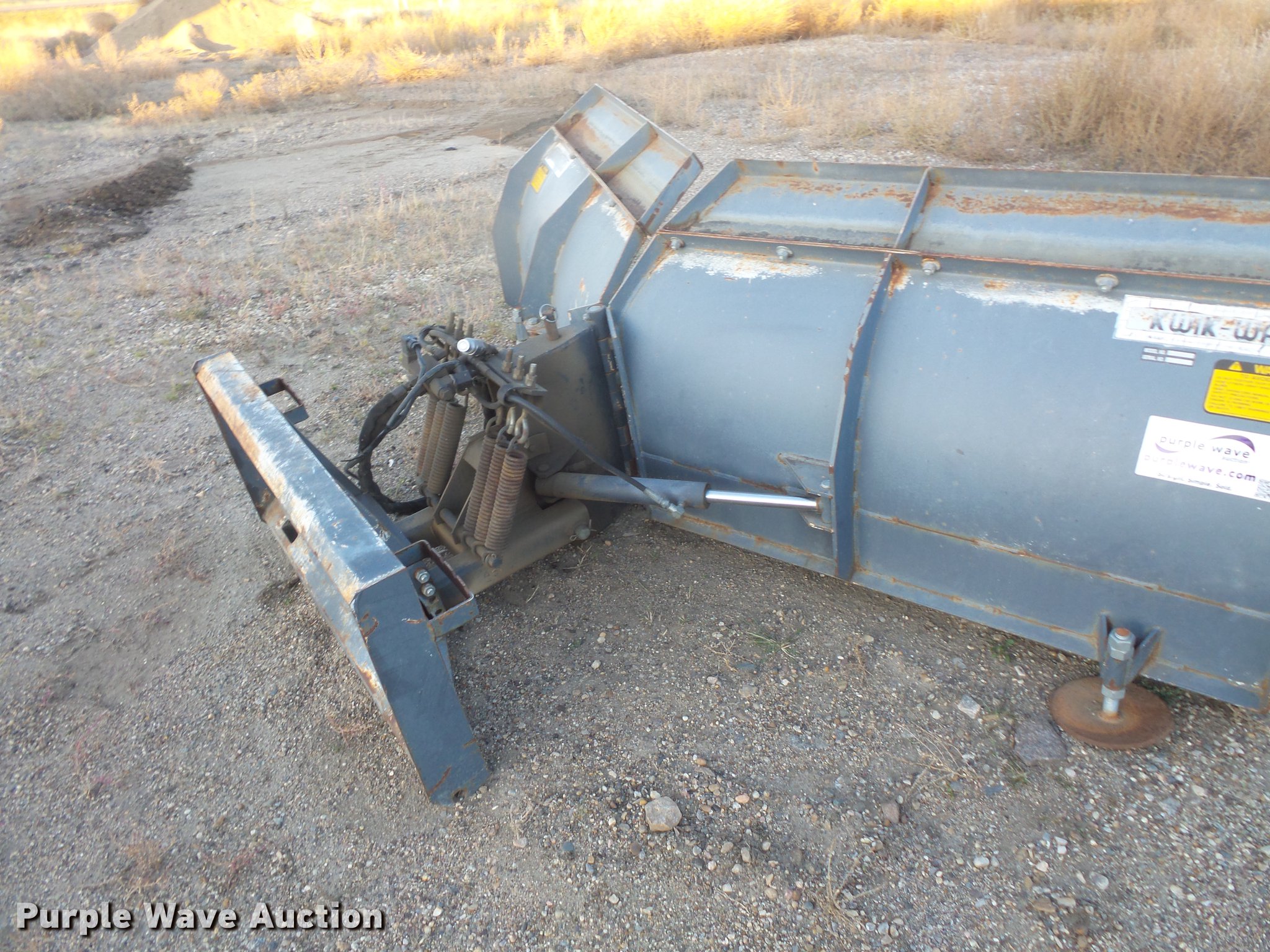 Kwik-way V snow plow in Pierre, SD | Item DB8119 sold | Purple Wave