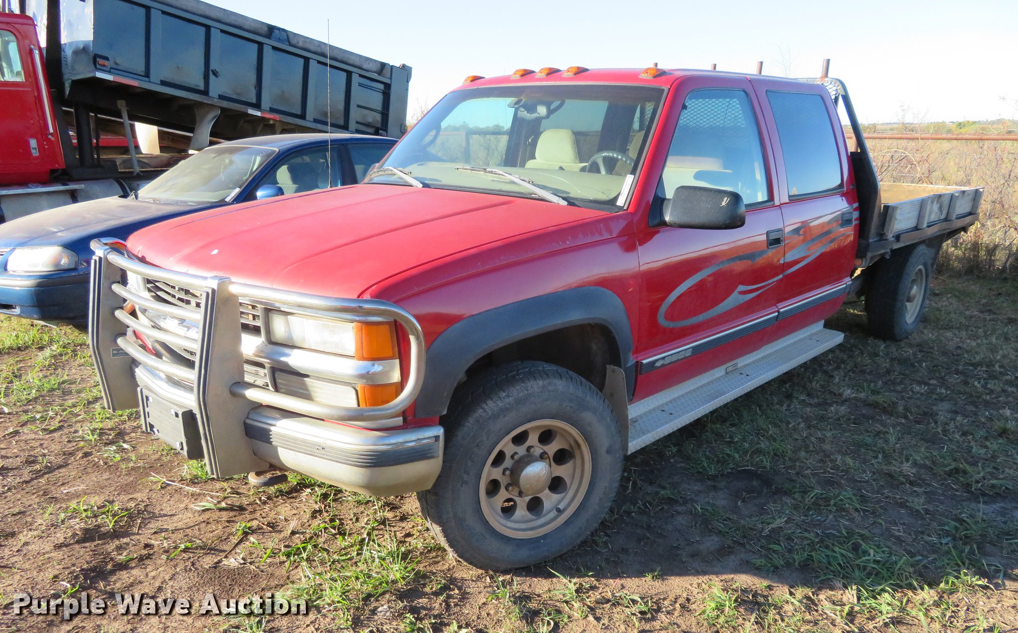 1998 Chevrolet 3500 Crew Cab flatbed pickup truck in Winfield, KS ...