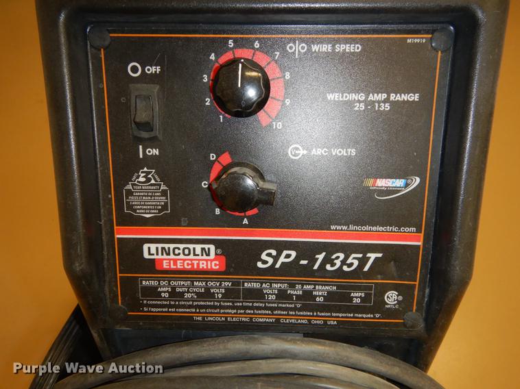 Lincoln Electric SP-135T wire welder in Manhattan, KS | Item EE9175 ...