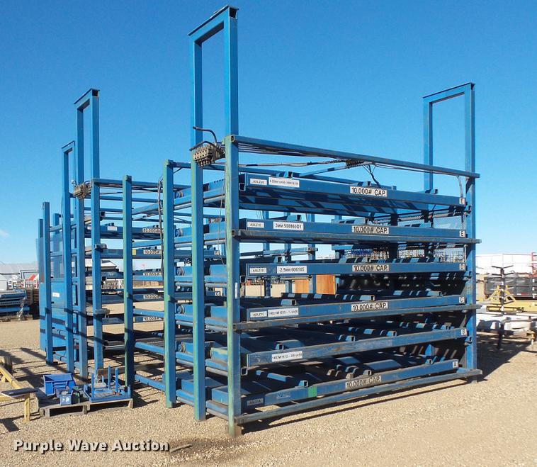 Sheet metal feed rack in Jackson, MN | Item DV9510 sold | Purple Wave