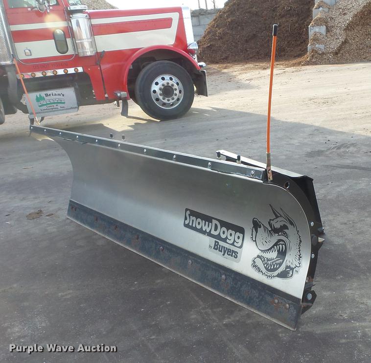 Snow Dog skid steer snow plow in Jordan, MN | Item DV9501 sold | Purple ...