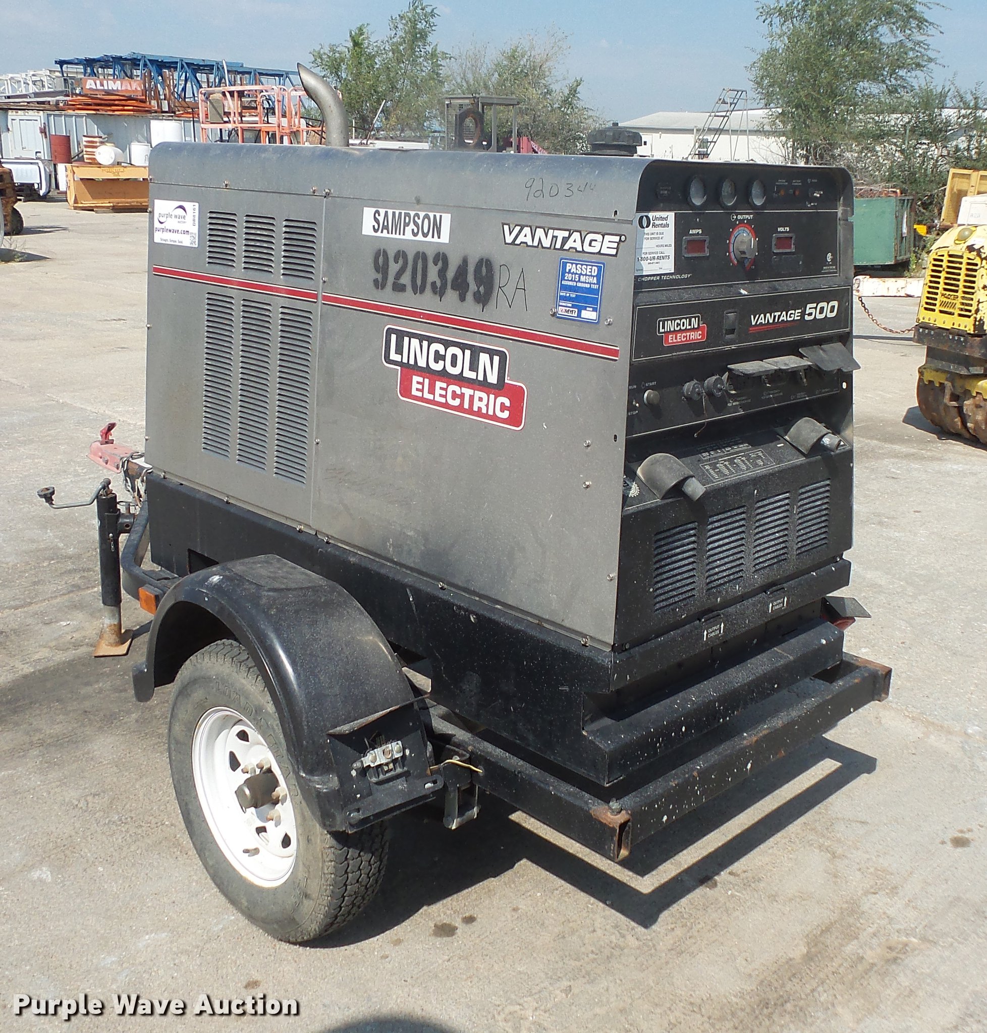 Lincoln Vantage 500 welder/generator in Big Spring , TX | Item DB8161 ...