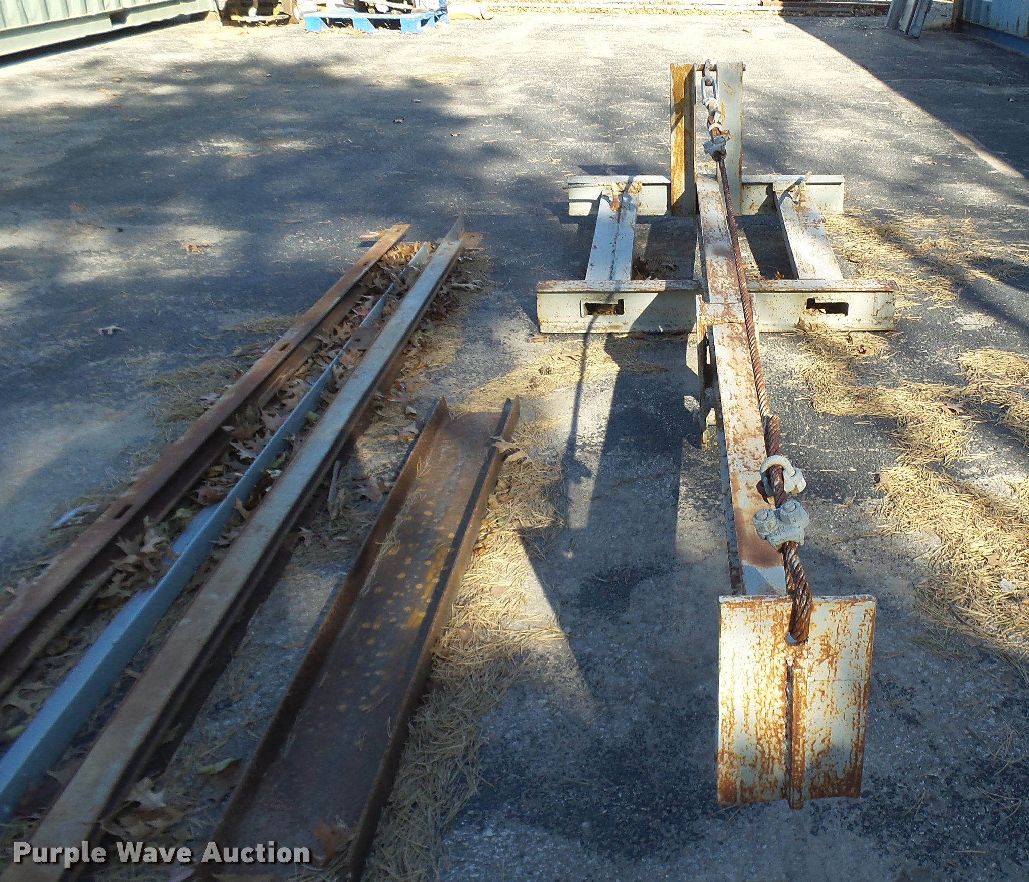 Shop built fork jib in Kansas City, MO | Item DX9291 sold | Purple Wave