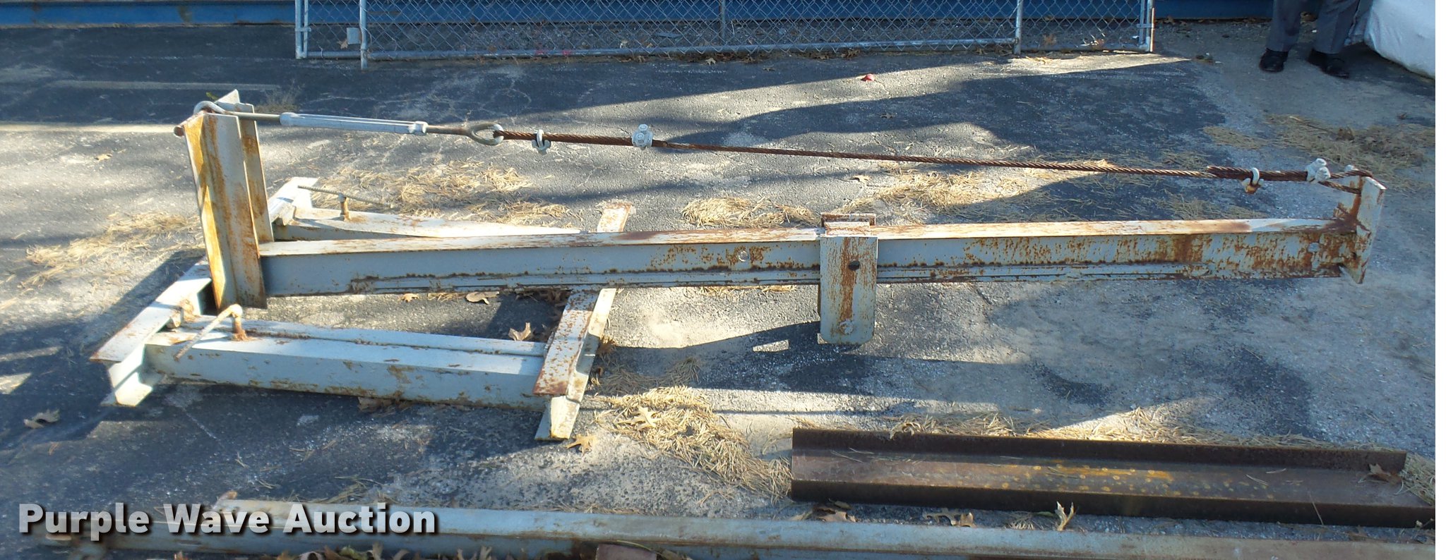 Shop built fork jib in Kansas City, MO | Item DX9291 sold | Purple Wave