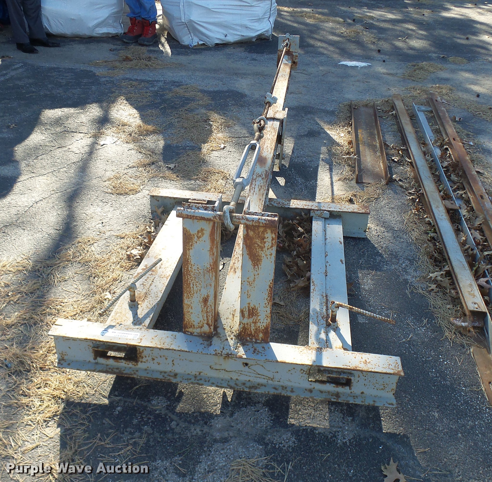 Shop built fork jib in Kansas City, MO | Item DX9291 sold | Purple Wave